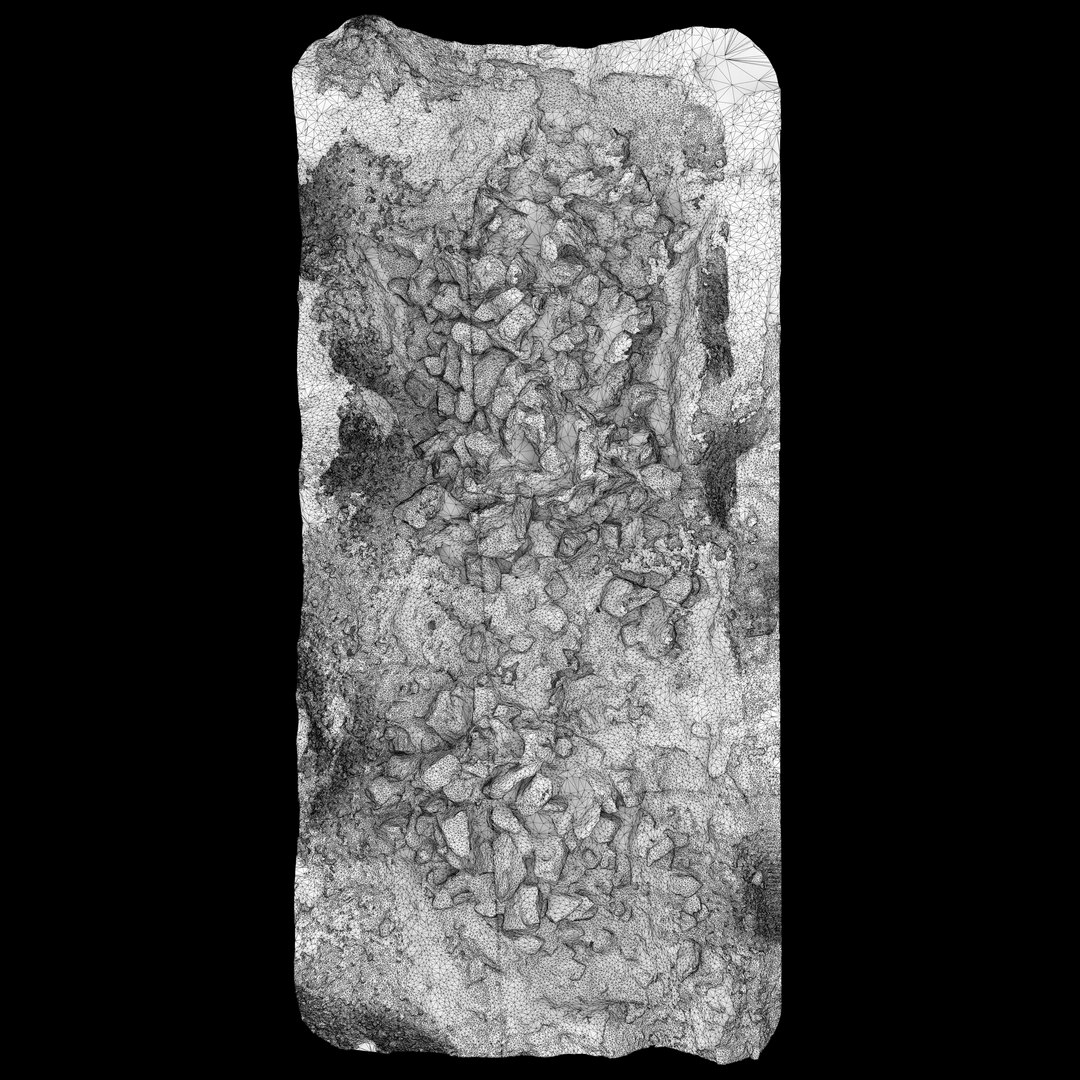 Gravel Rock Pit 01 - 3D Photogrammetry Model Scan Of Wet Gravel With ...