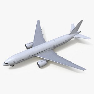Download Free & Premium Boeing 777-200ER 3D Models | TurboSquid