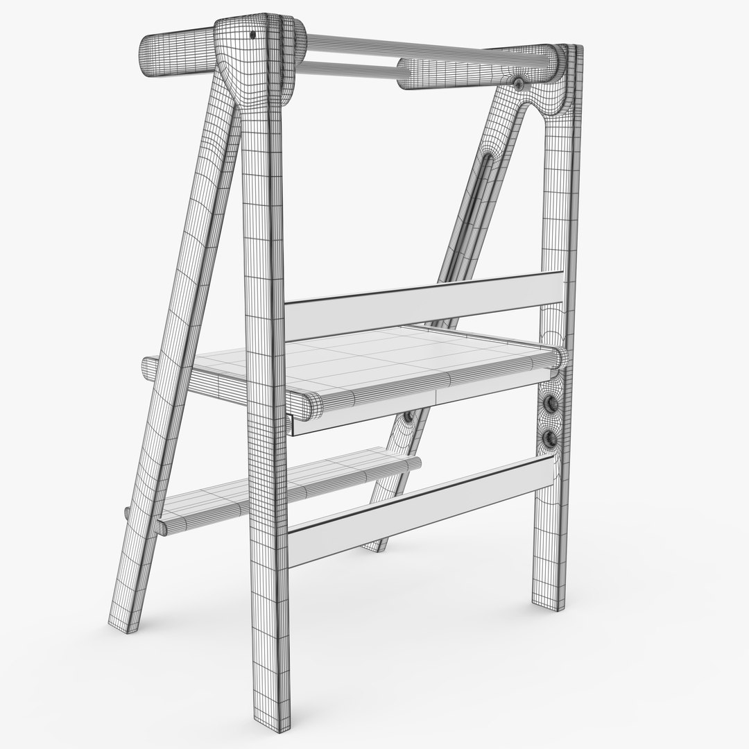 Step Stool Montessori 3D Model - TurboSquid 2190838