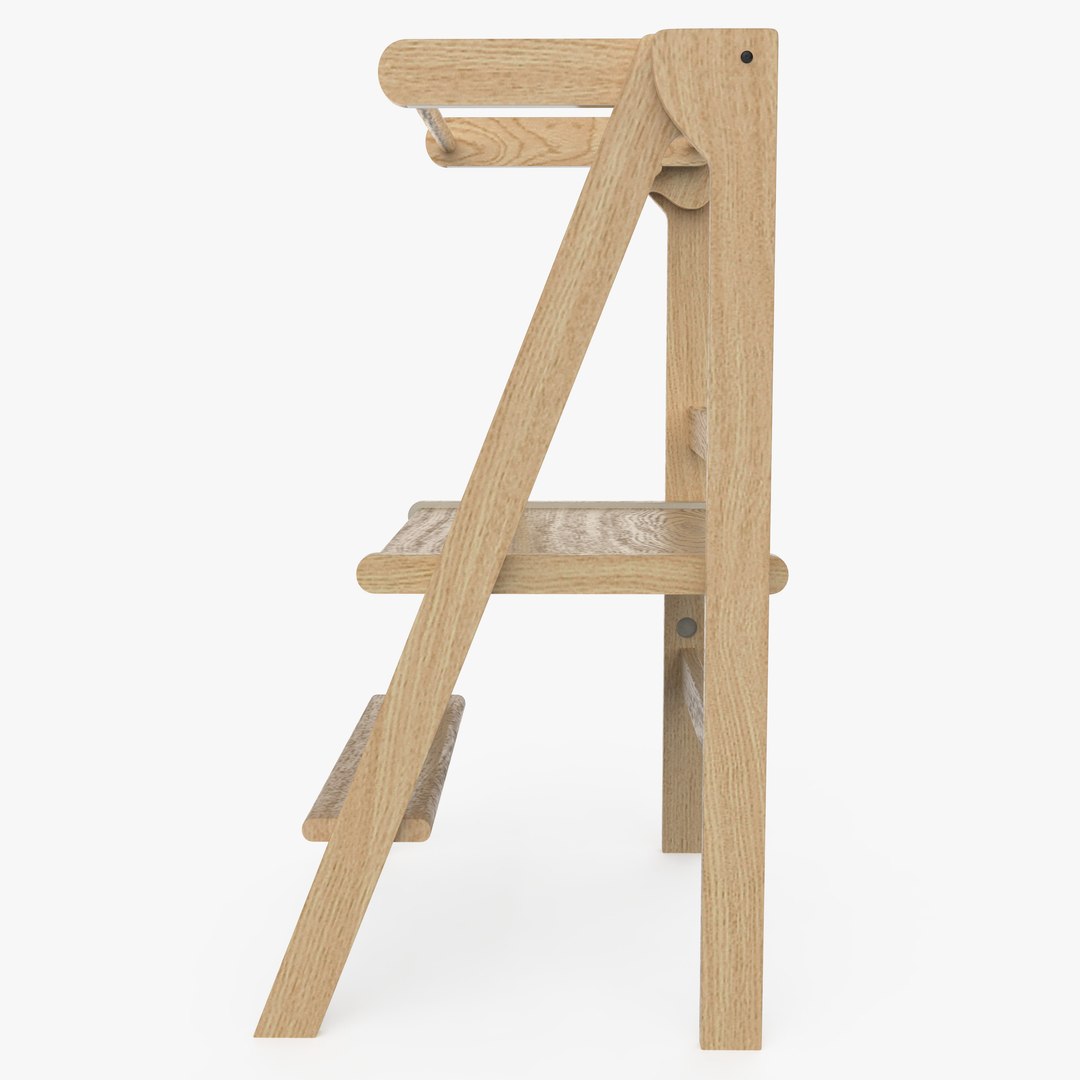 Step Stool Montessori 3D Model - TurboSquid 2190838