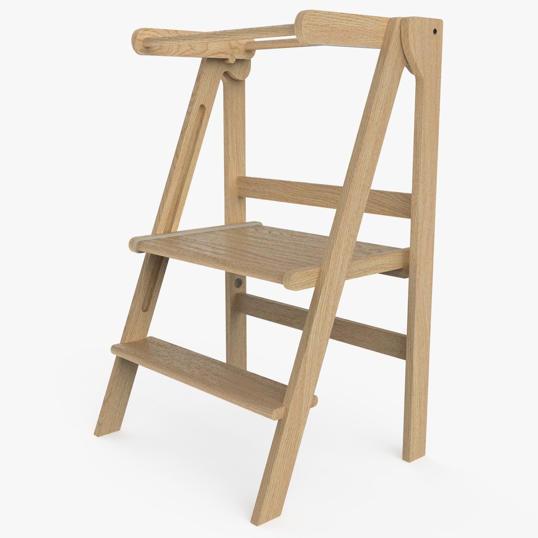 Step Stool Montessori 3D Model - TurboSquid 2190838