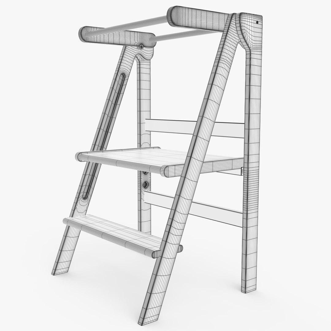 Step Stool Montessori 3D Model - TurboSquid 2190838