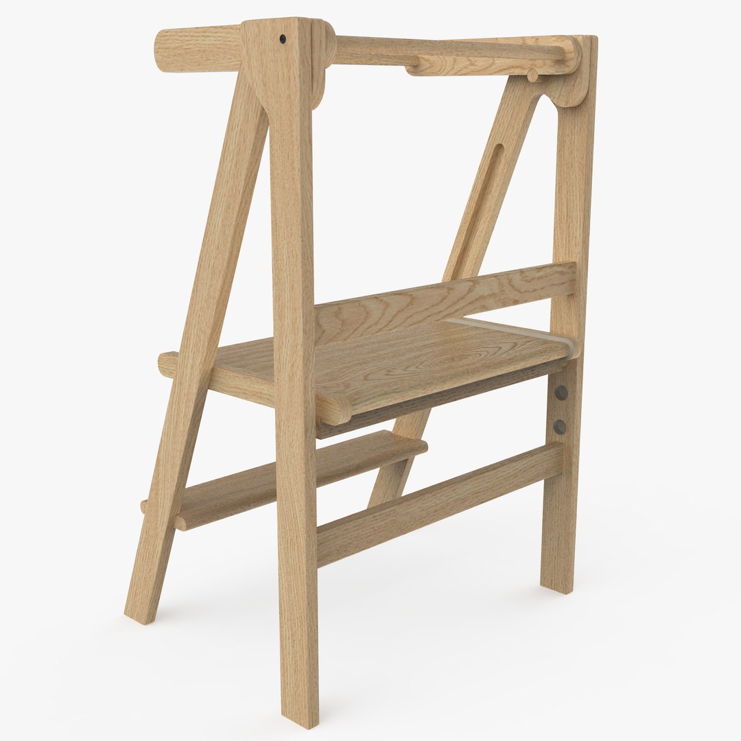 Step Stool Montessori 3D Model - TurboSquid 2190838