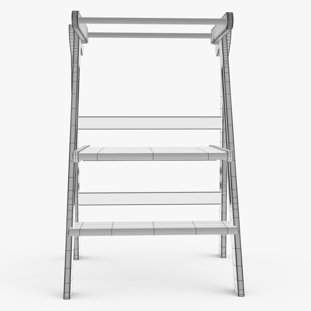 Step Stool Montessori 3D Model - TurboSquid 2190838