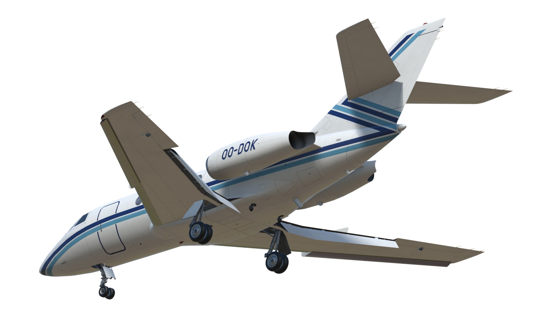 Dassault Falcon 20C 3D Model - TurboSquid 2367502