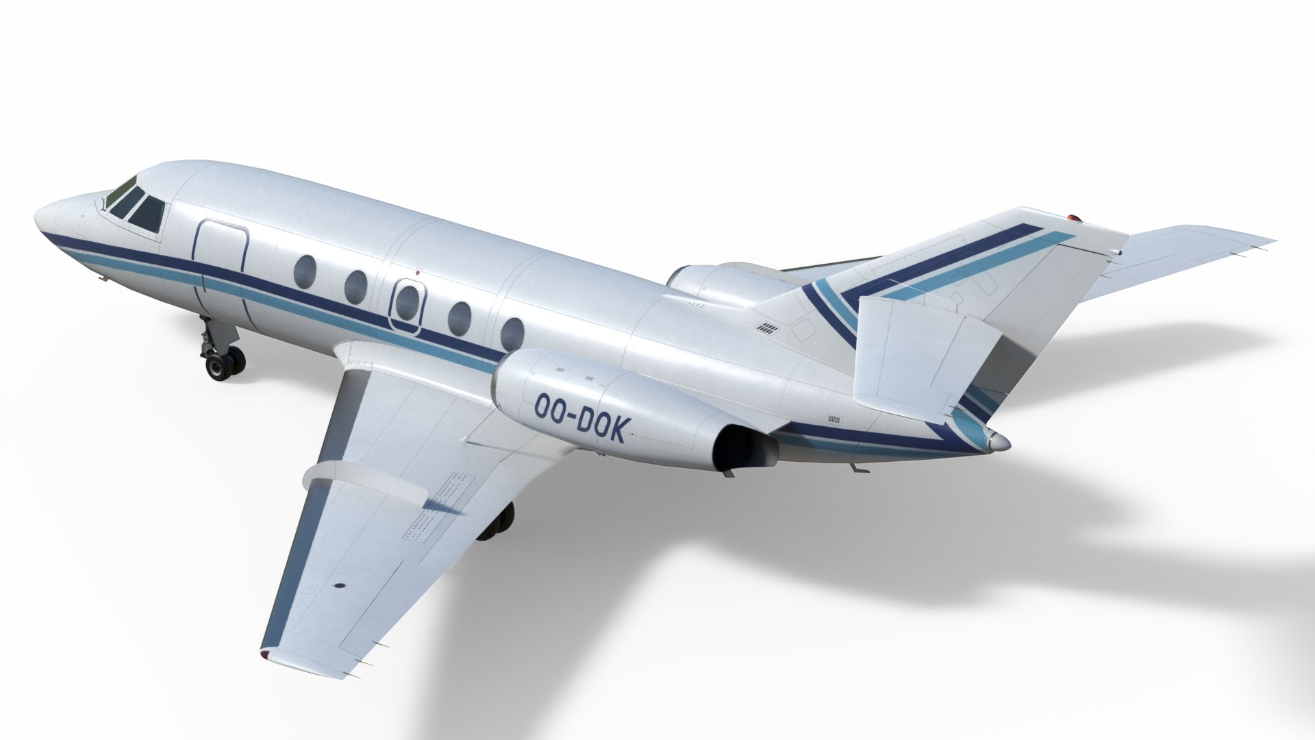 Dassault Falcon 20C 3D Model - TurboSquid 2367502