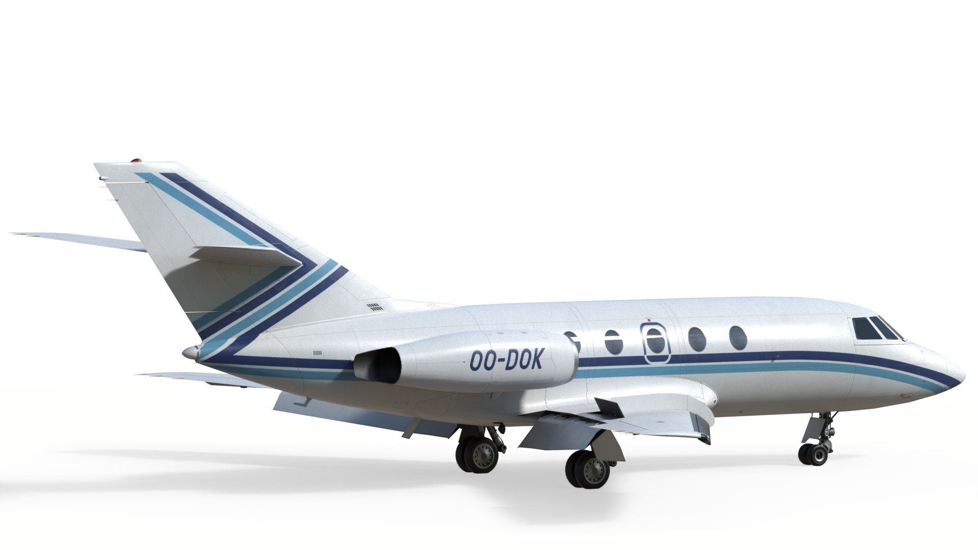 Dassault Falcon 20C 3D Model - TurboSquid 2367502