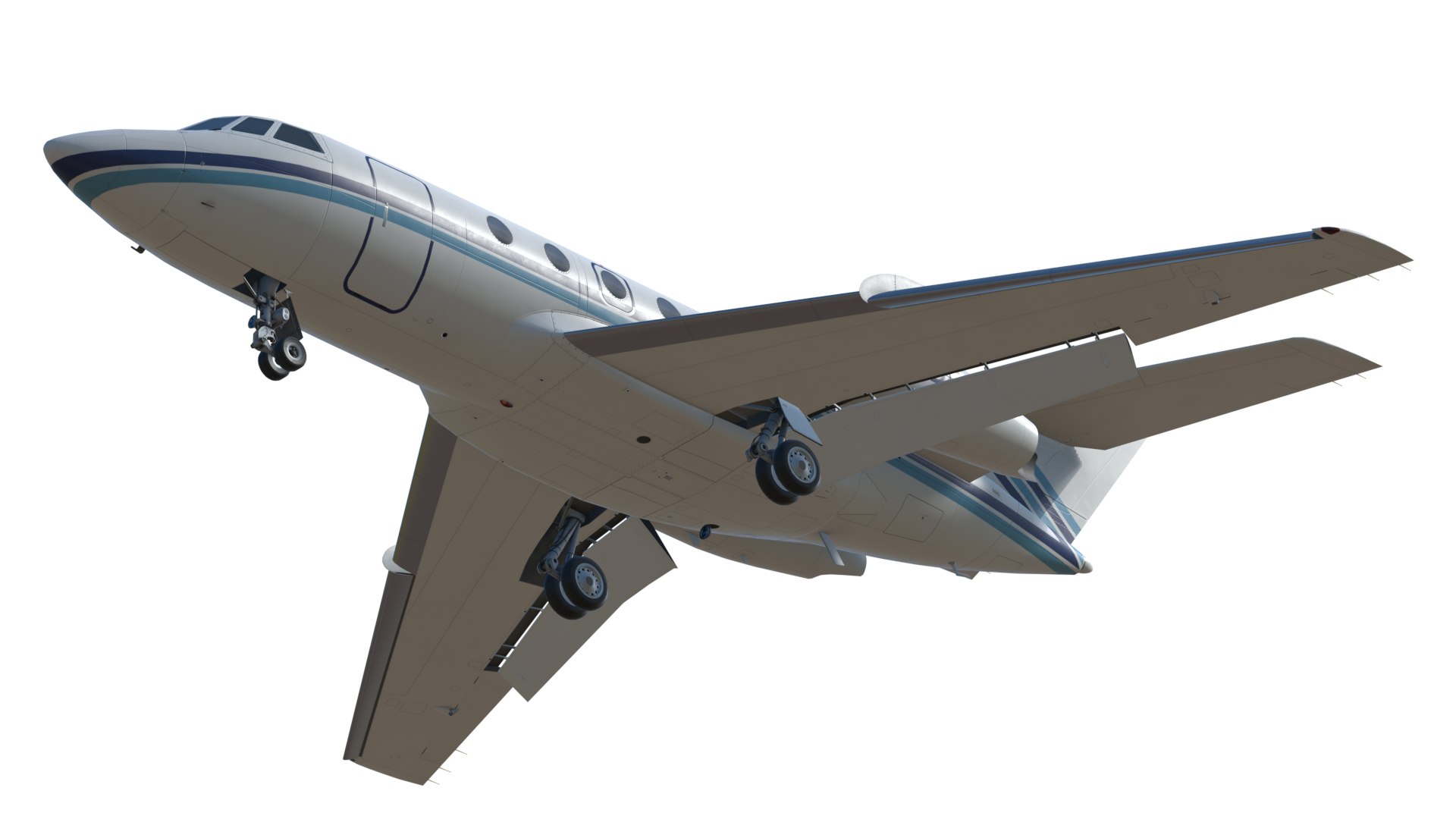 Dassault Falcon 20C 3D Model - TurboSquid 2367502