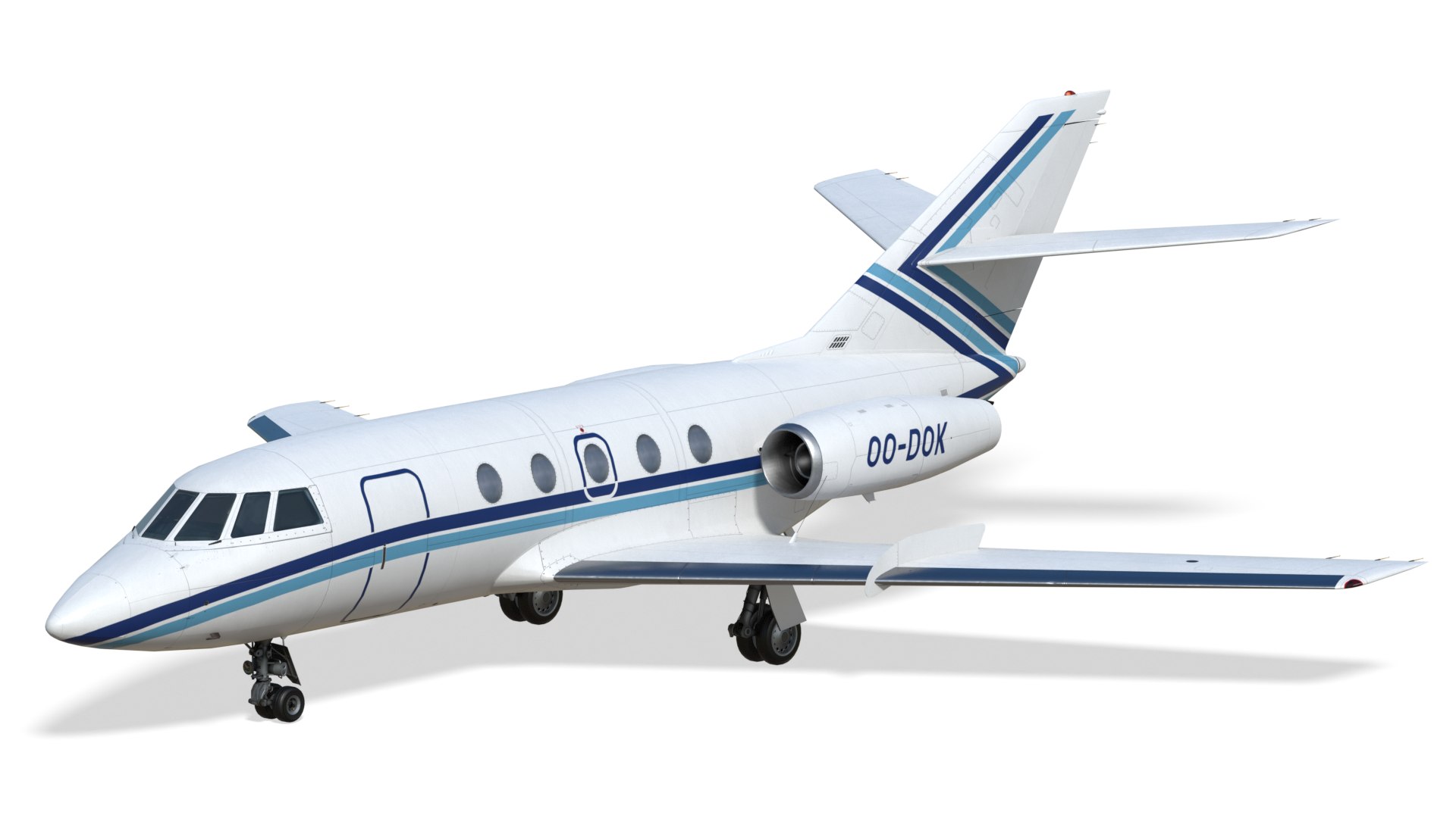 Dassault Falcon 20C 3D Model - TurboSquid 2367502