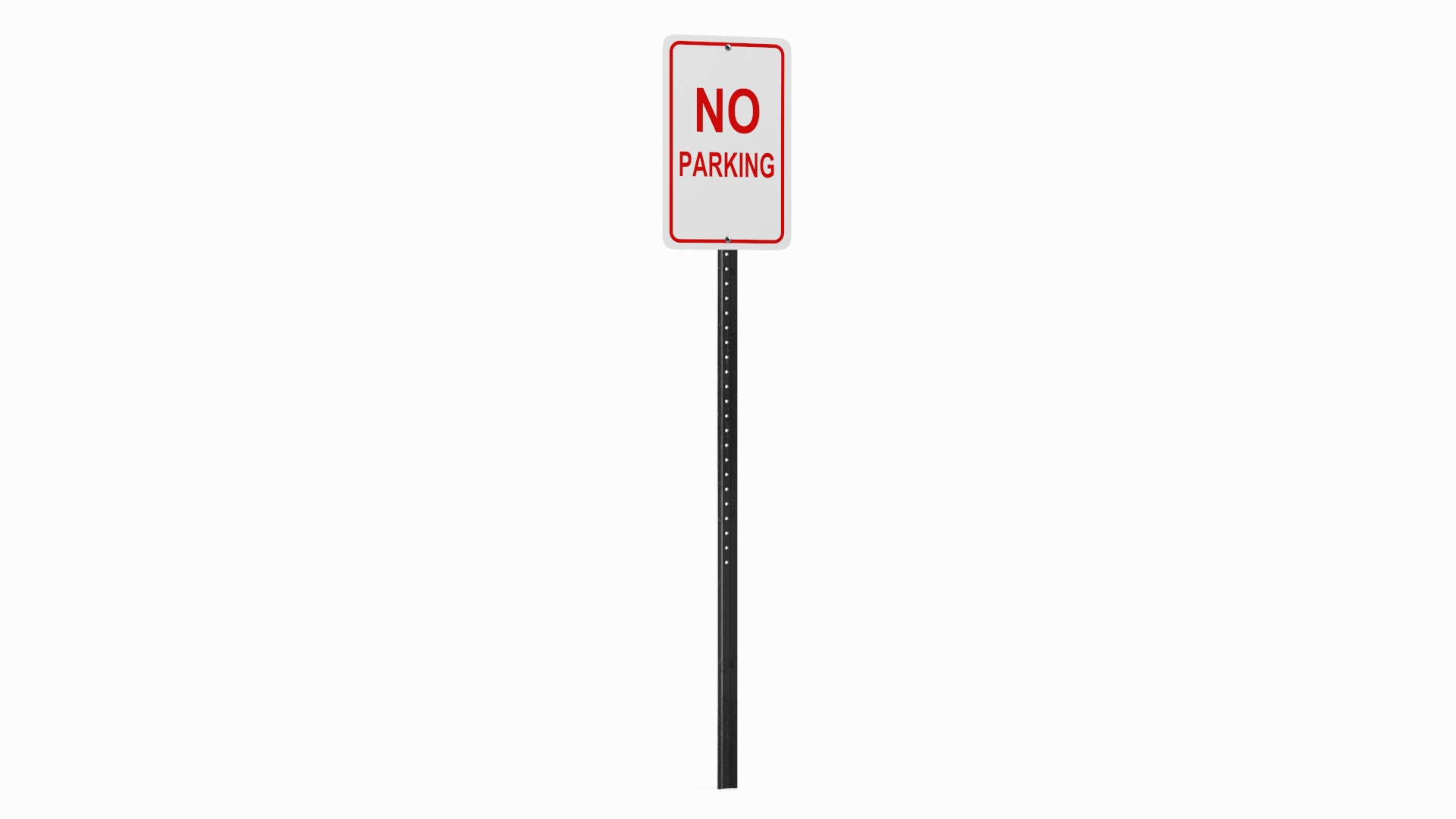 No Parking Traffic Sign Model - TurboSquid 2201835