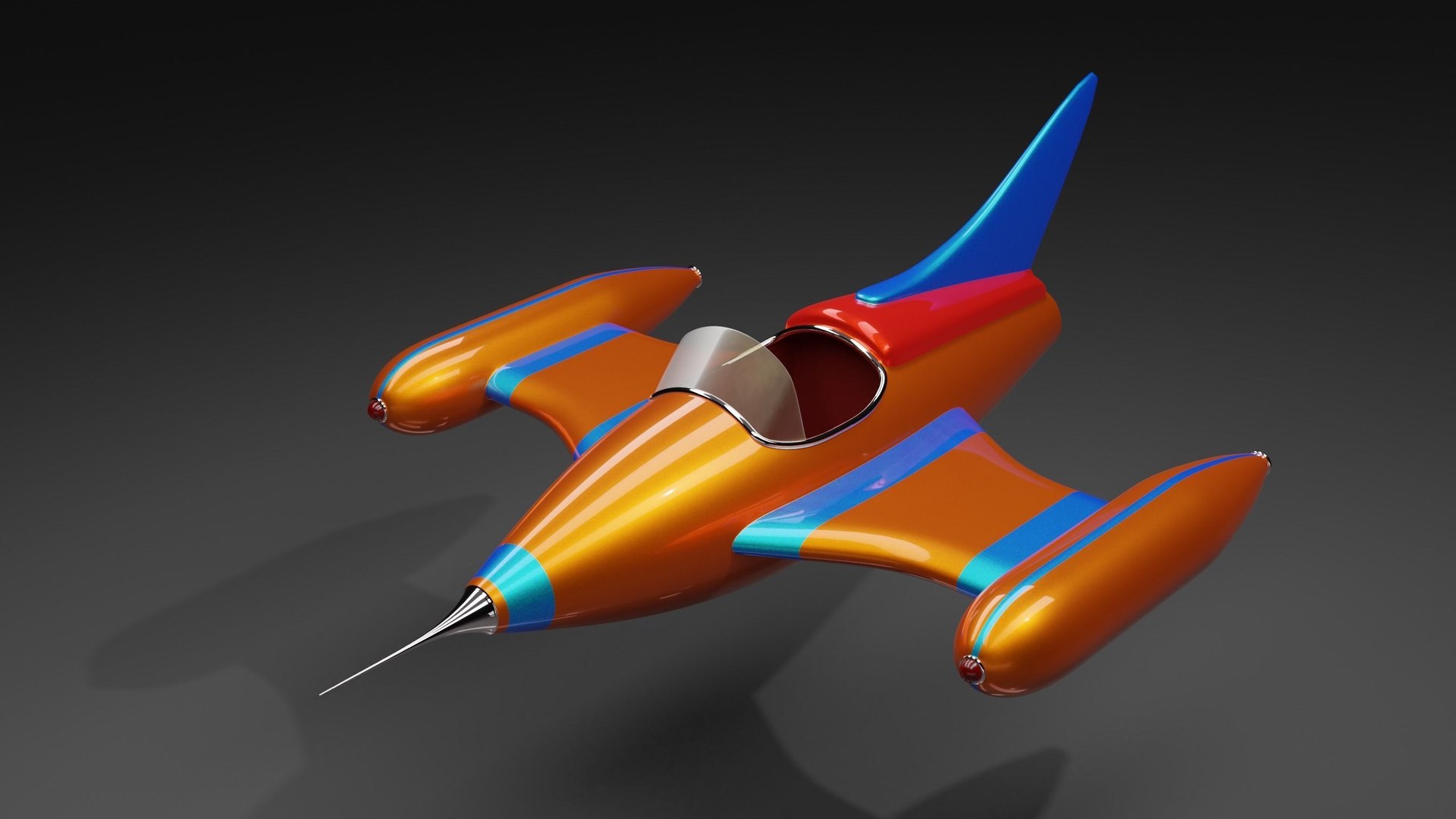 3D Stylized Jet Low Poly 3D Model - TurboSquid 1976159