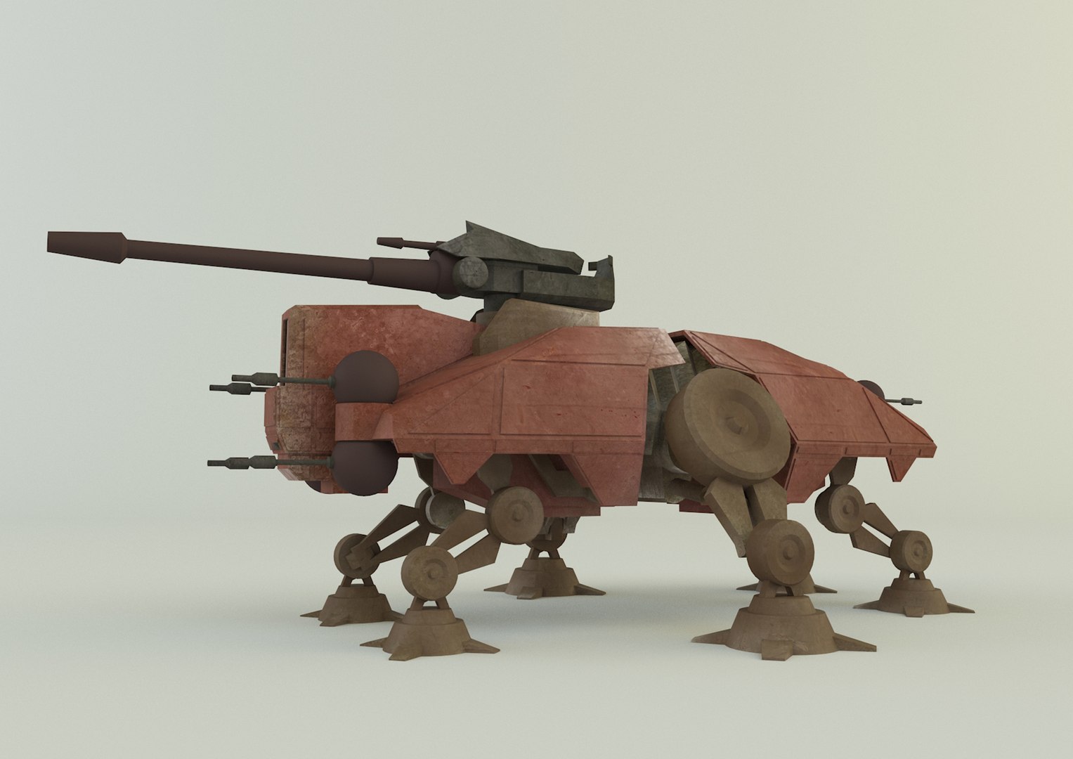 3D AT-TE Walker Combat Robot 3D Model - TurboSquid 2064911