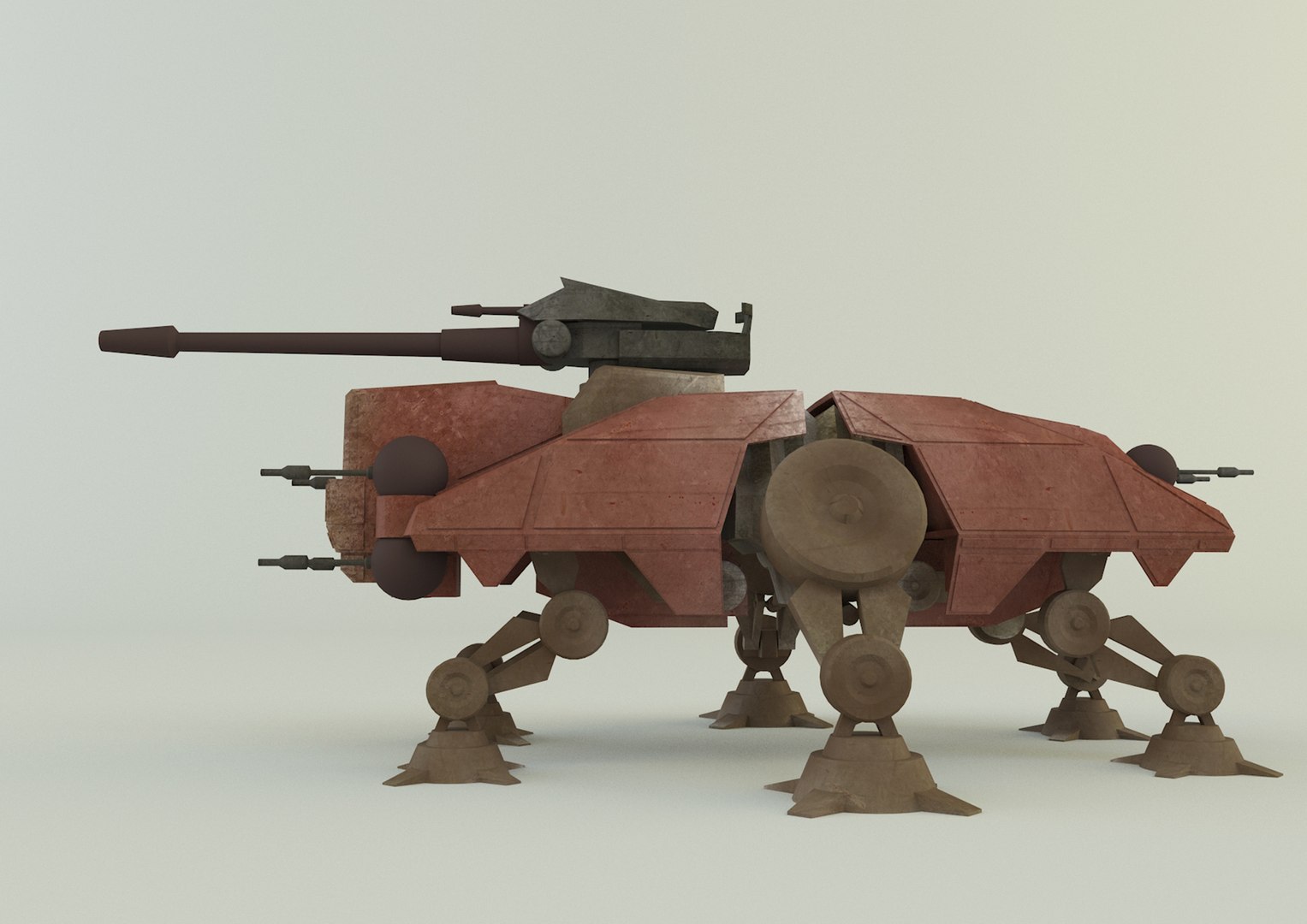 3D AT-TE Walker Combat Robot 3D Model - TurboSquid 2064911
