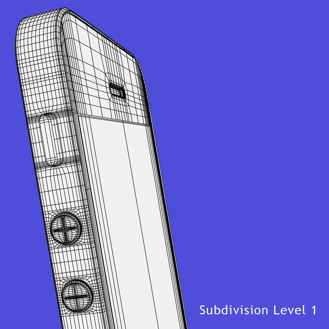 hand holding smartphone 3d model