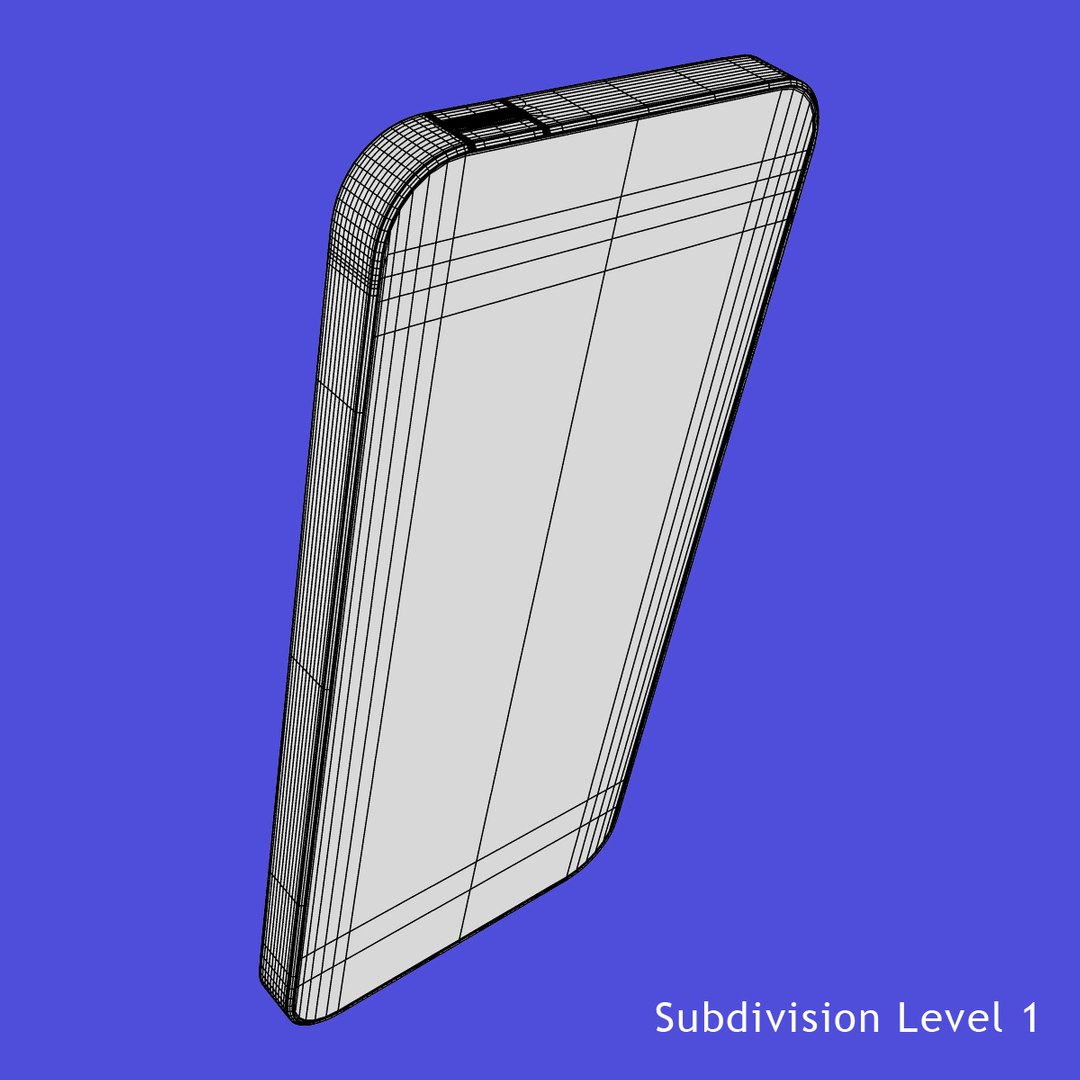 hand holding smartphone 3d model
