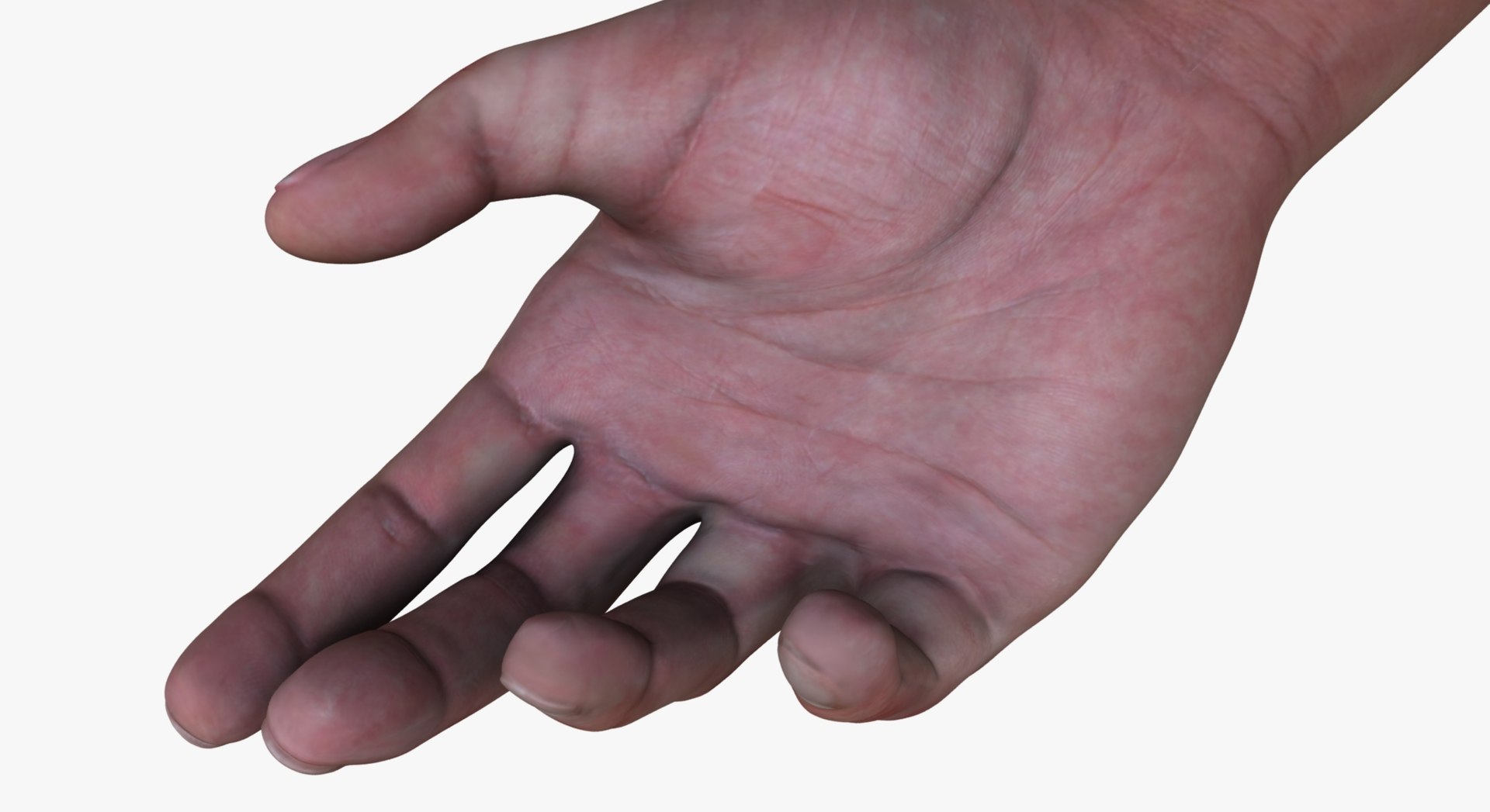 Hand Holding Smartphone 3d Model