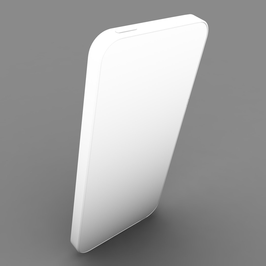 hand holding smartphone 3d model