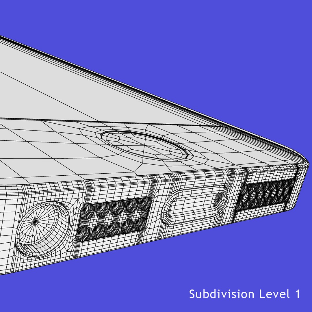 hand holding smartphone 3d model