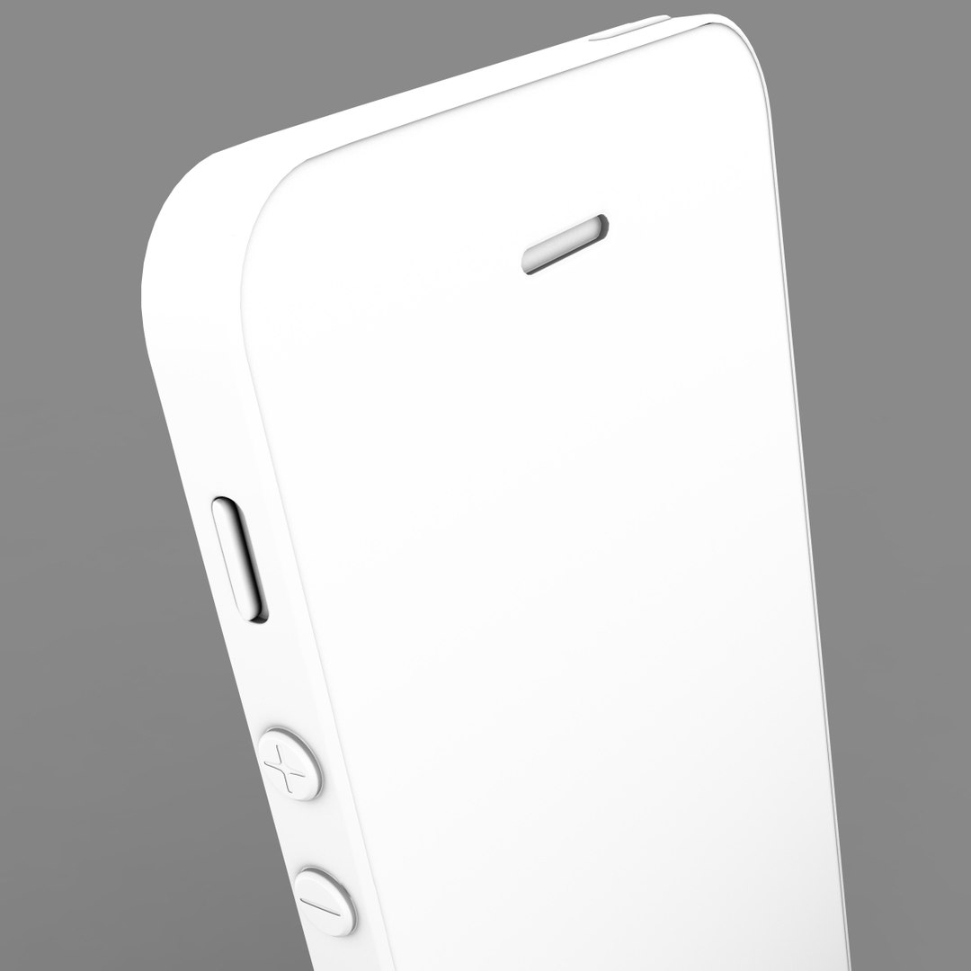 hand holding smartphone 3d model