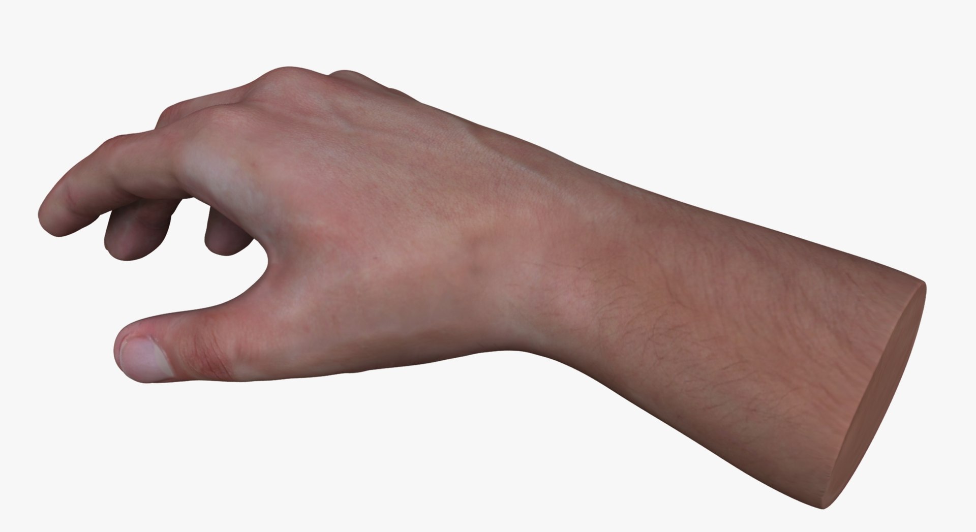 Hand Holding Smartphone 3d Model