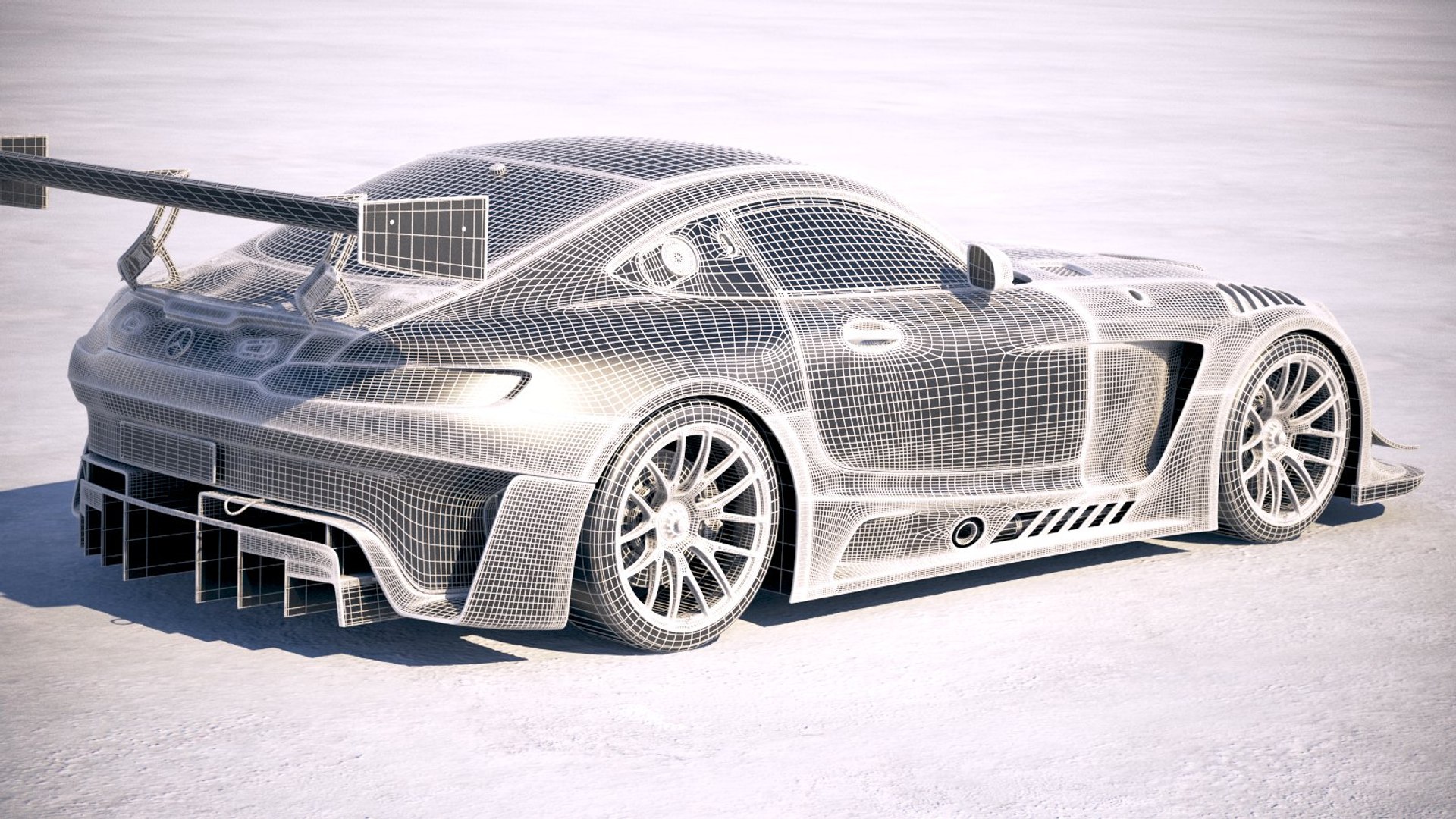 3D Mercedes Amg Gt3 Model - TurboSquid 1430346