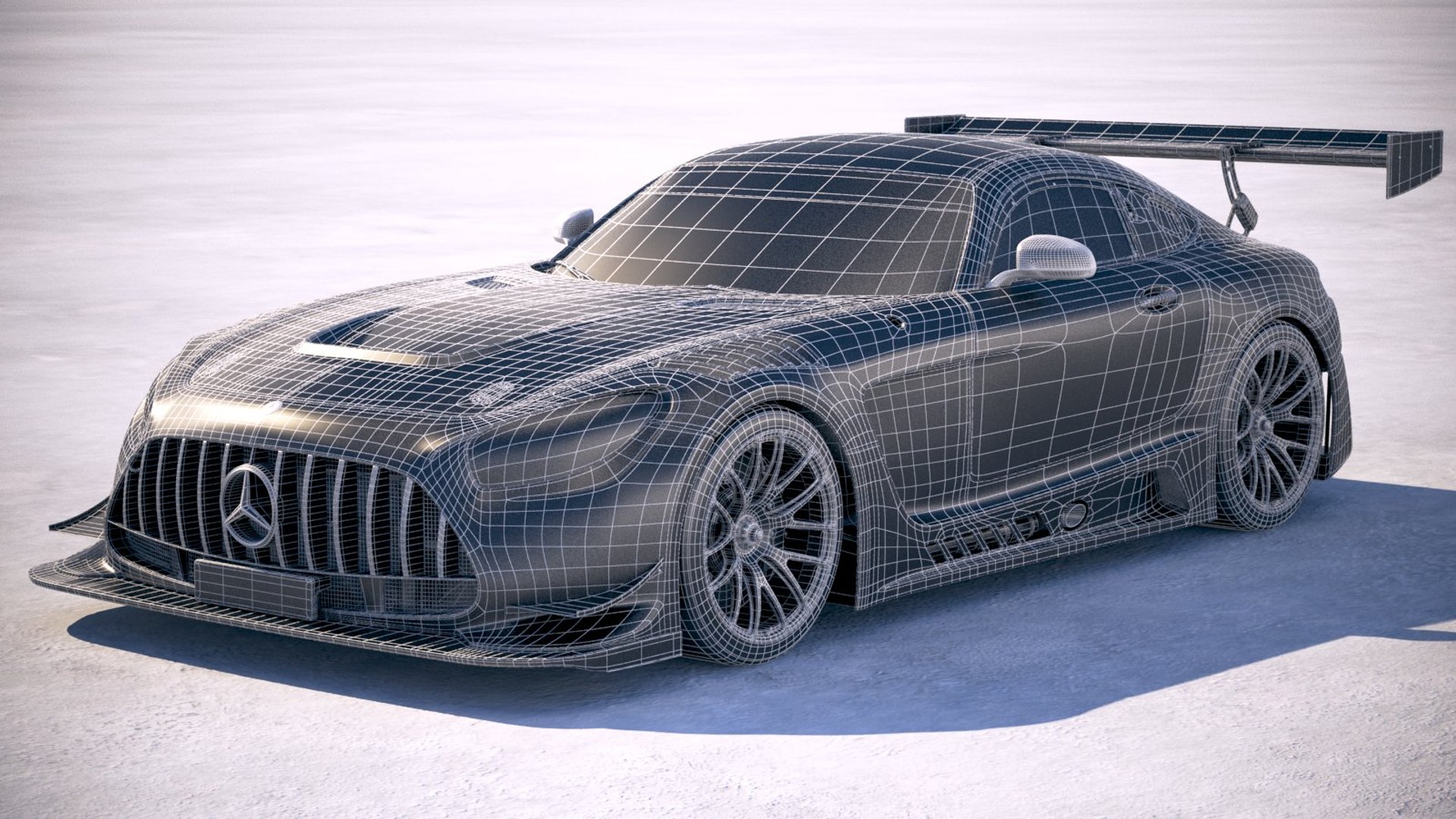 3D Mercedes Amg Gt3 Model - TurboSquid 1430346
