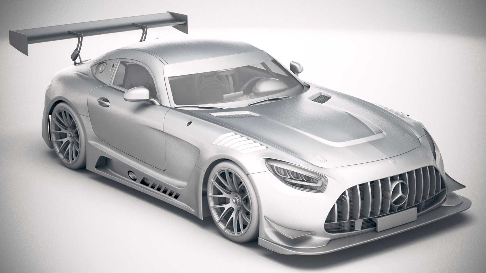 3D mercedes amg gt3 model - TurboSquid 1430346