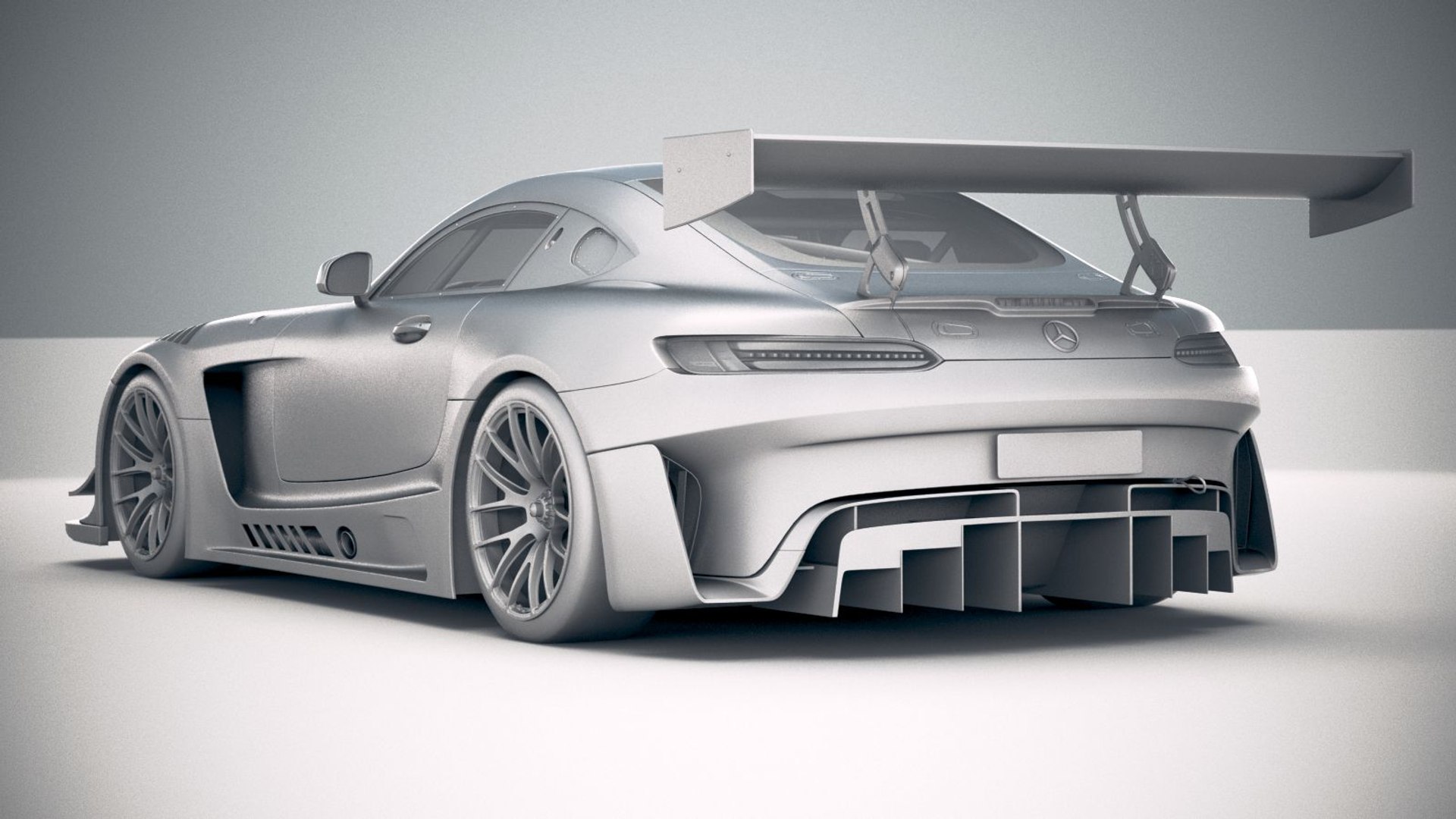 3D mercedes amg gt3 model - TurboSquid 1430346