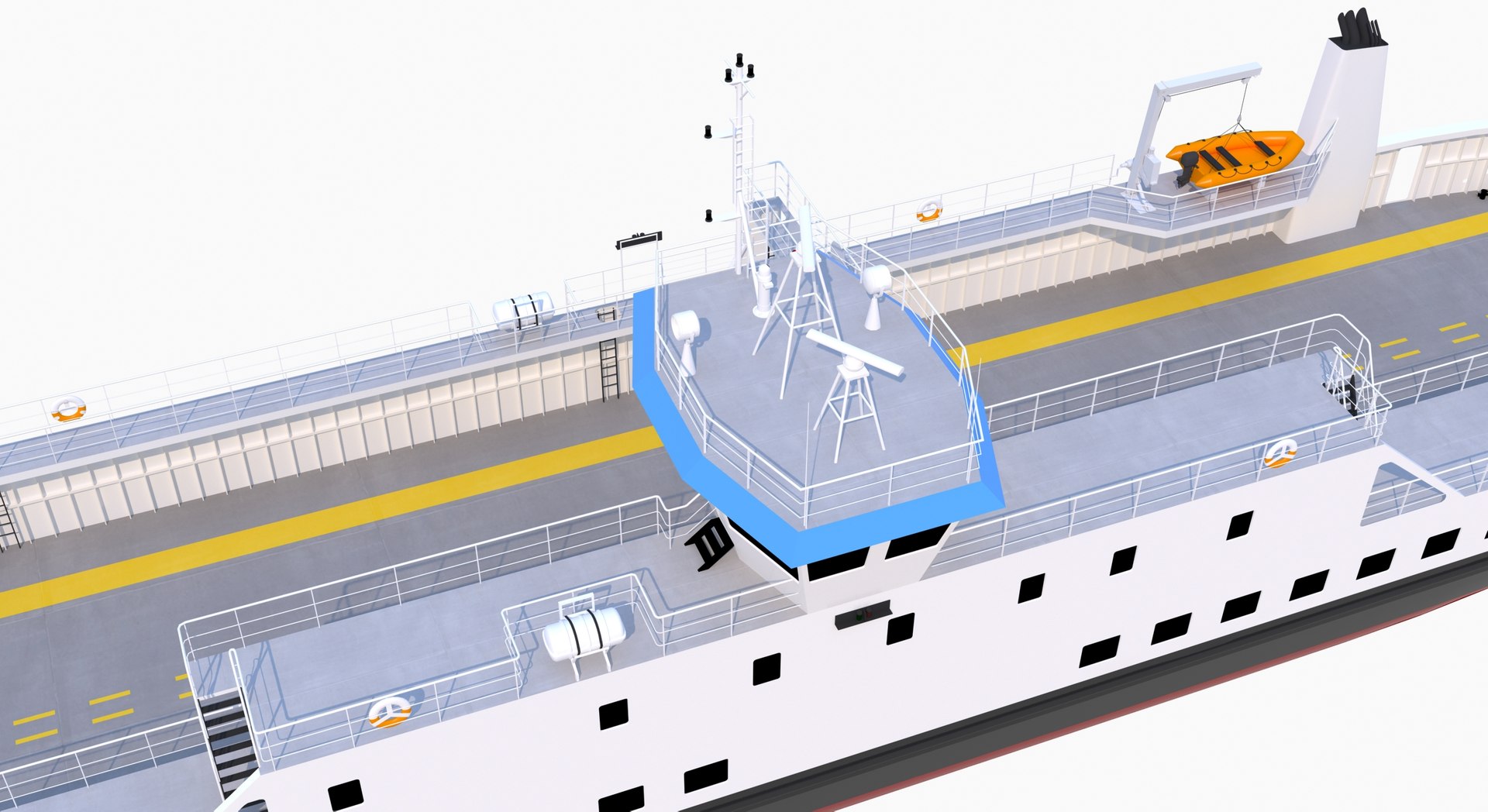 Ferry 3D Model - TurboSquid 2064311