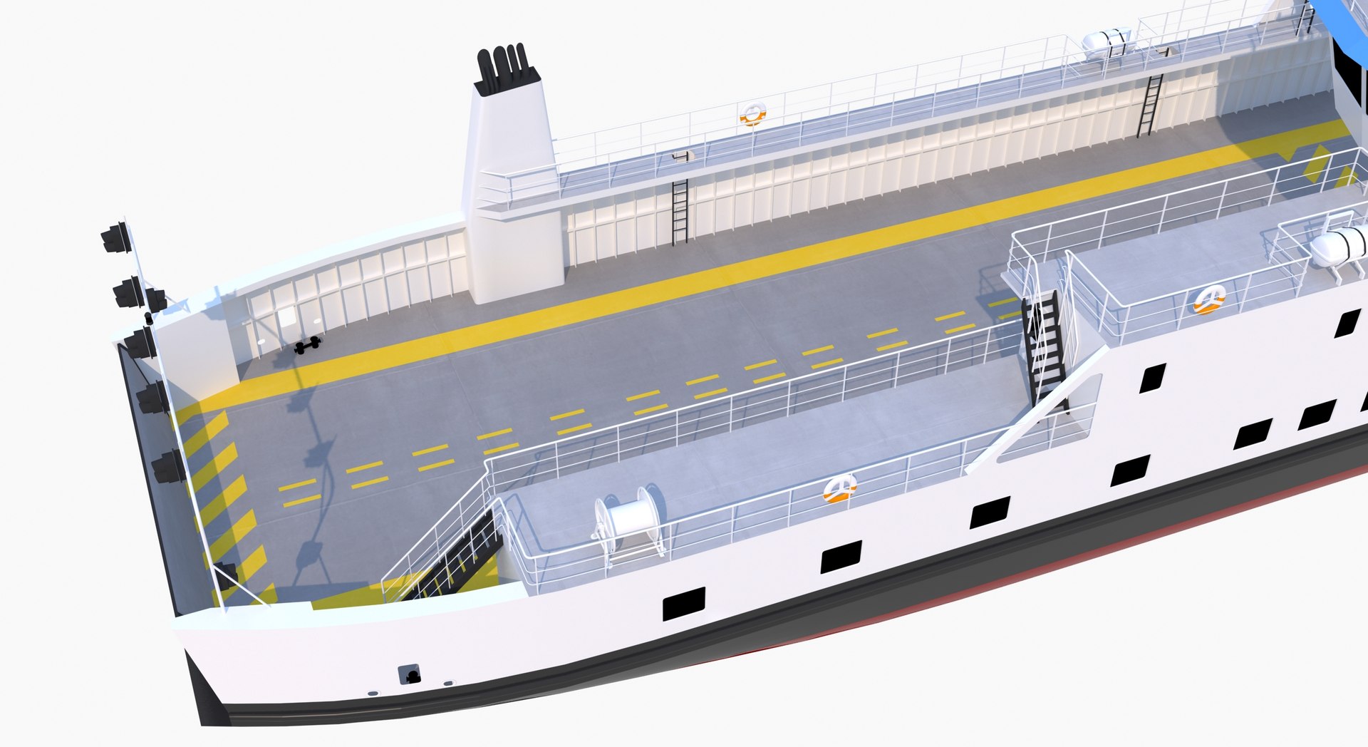 Ferry 3D Model - TurboSquid 2064311