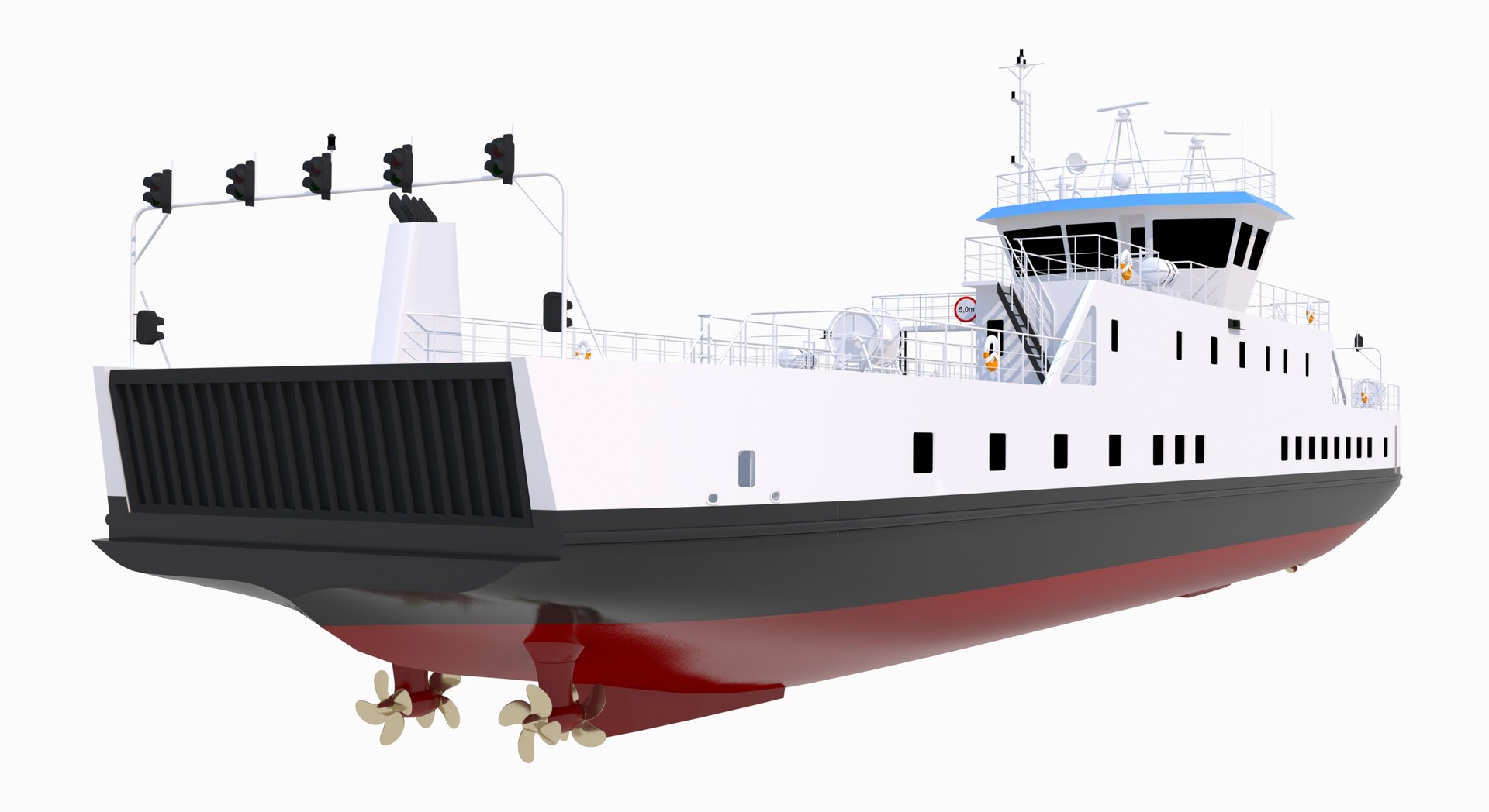 Ferry 3D Model - TurboSquid 2064311