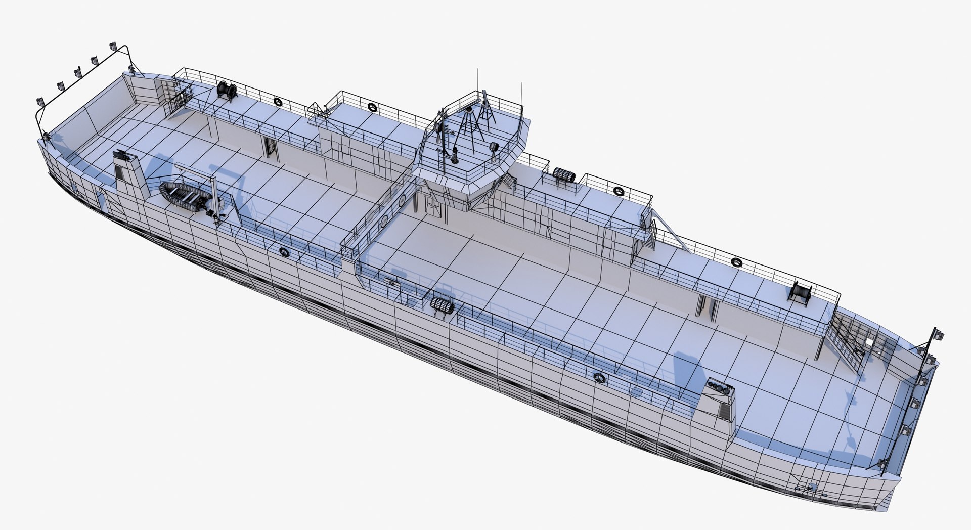 Ferry 3D Model - TurboSquid 2064311