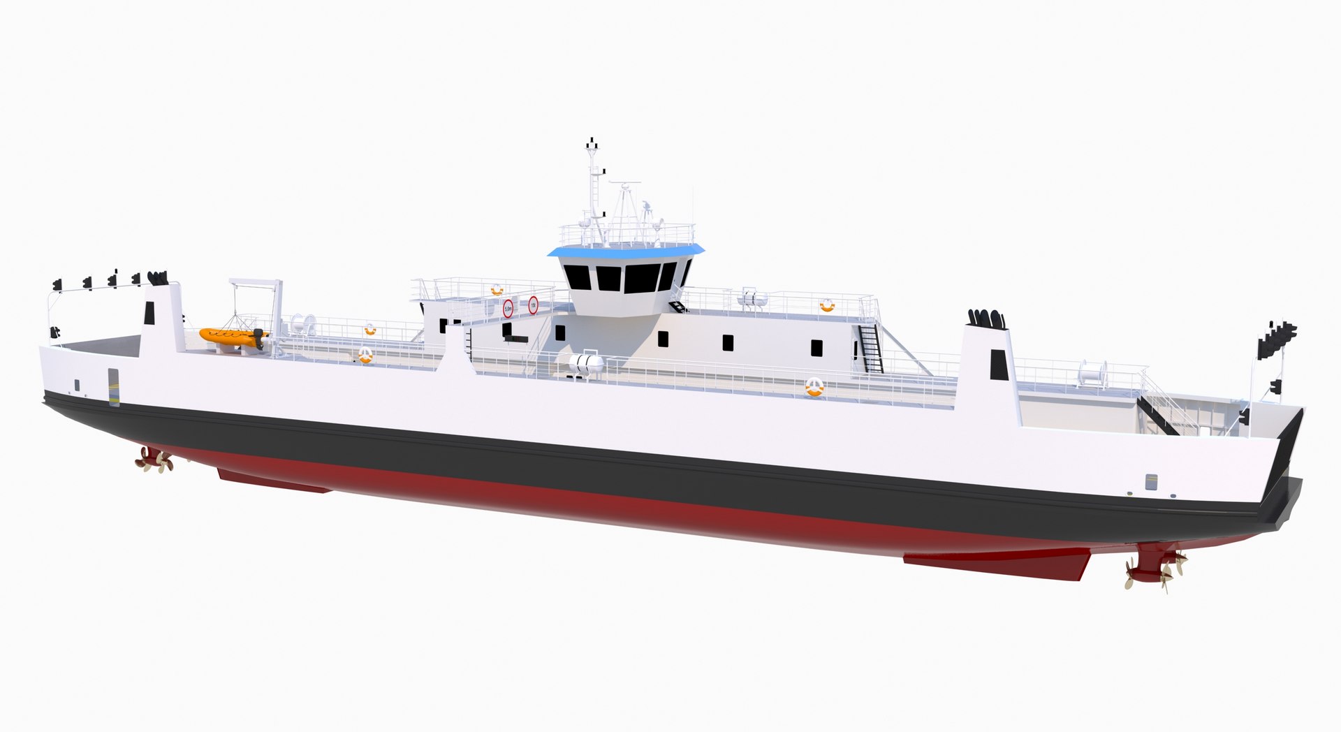 Ferry 3D Model - TurboSquid 2064311