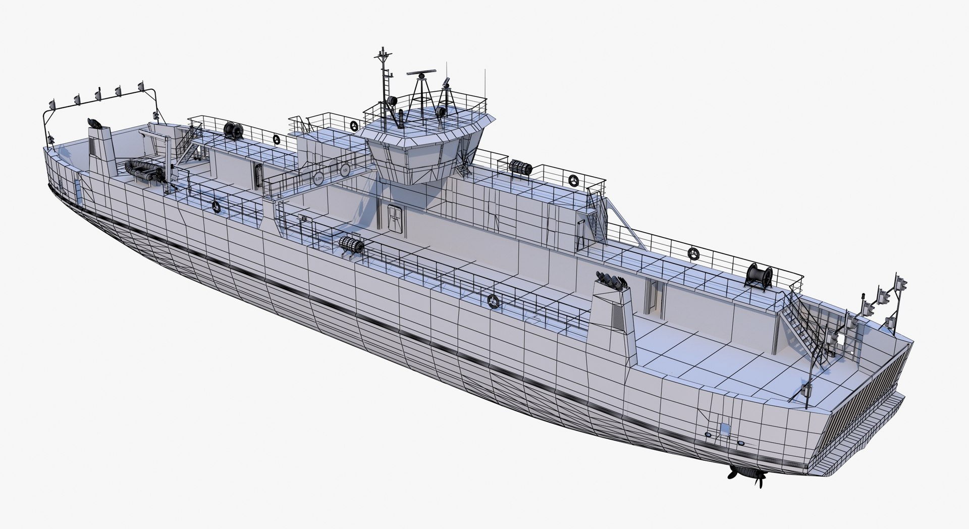 Ferry 3D Model - TurboSquid 2064311