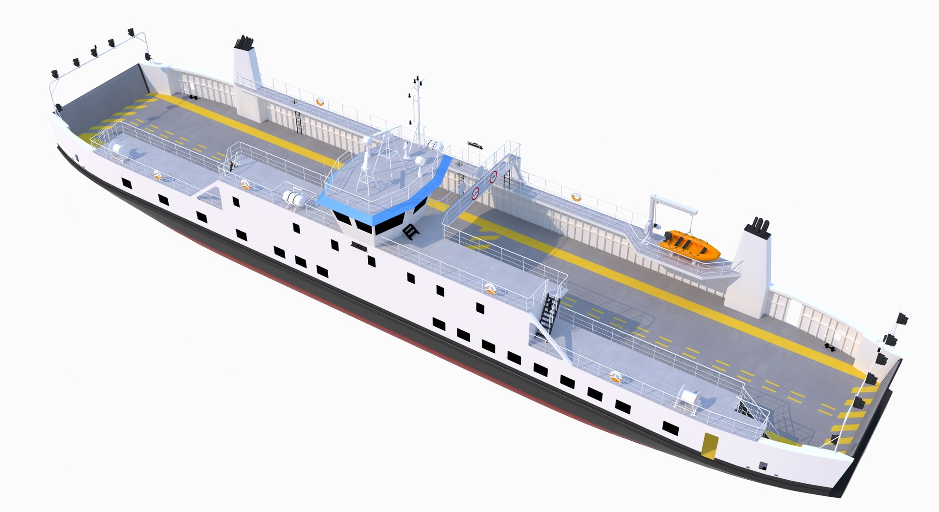 Ferry 3D Model - TurboSquid 2064311
