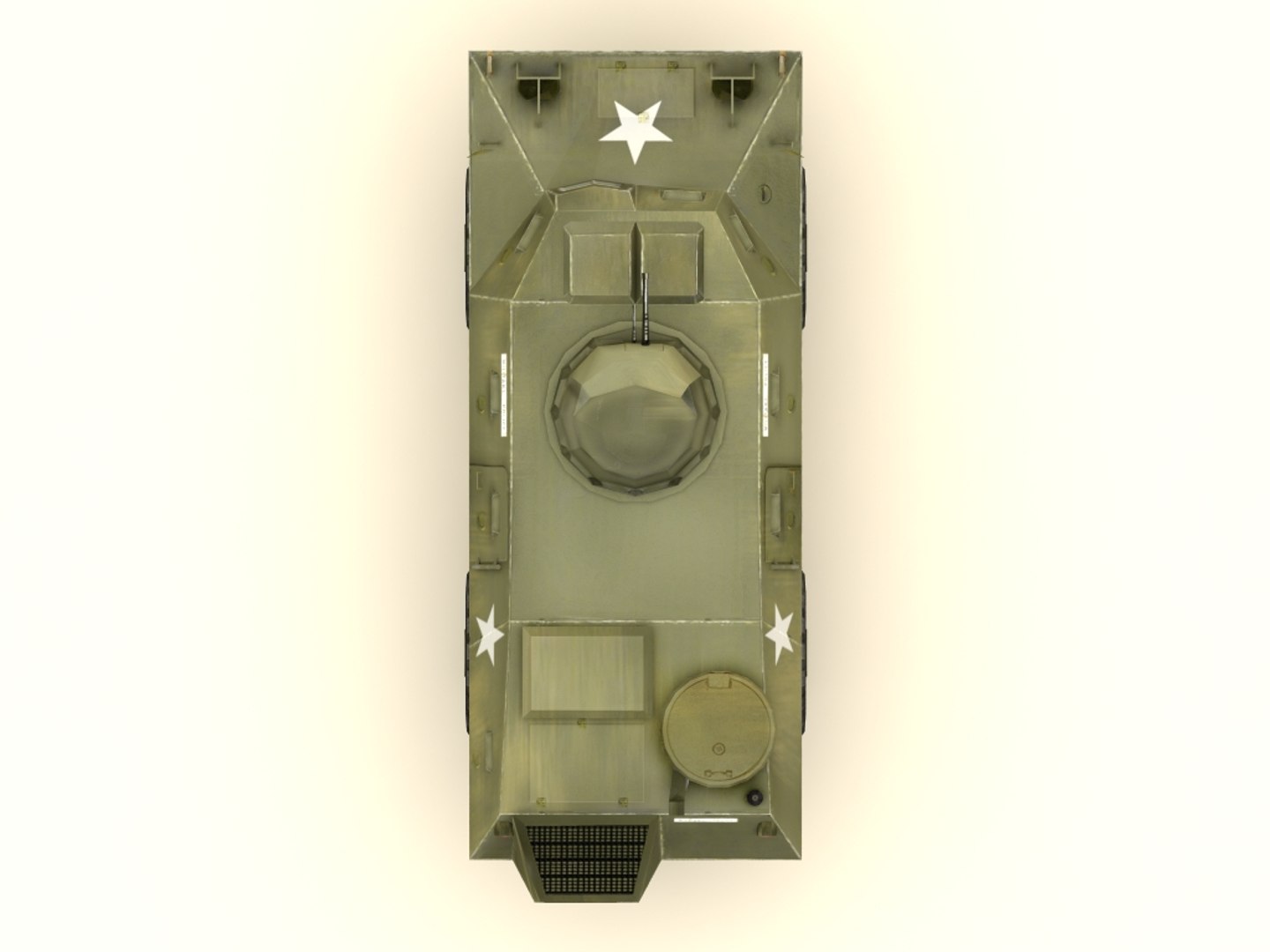 M706 V-100 Commando 3d Model