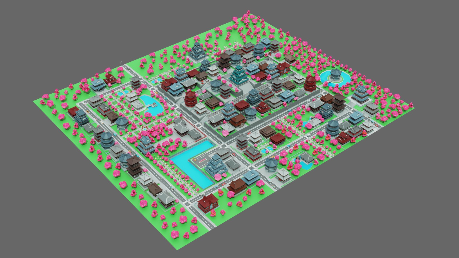 3D city Japan - TurboSquid 1828283