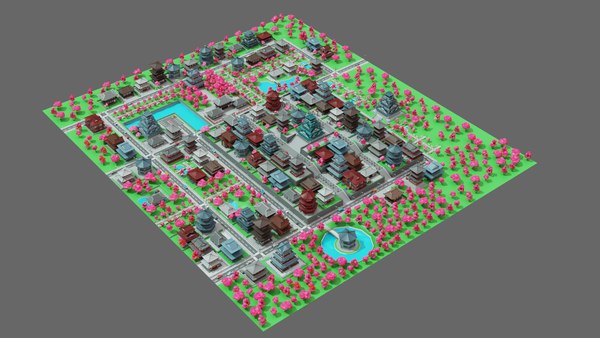 Architecture Japanese Blender Models for Download | TurboSquid