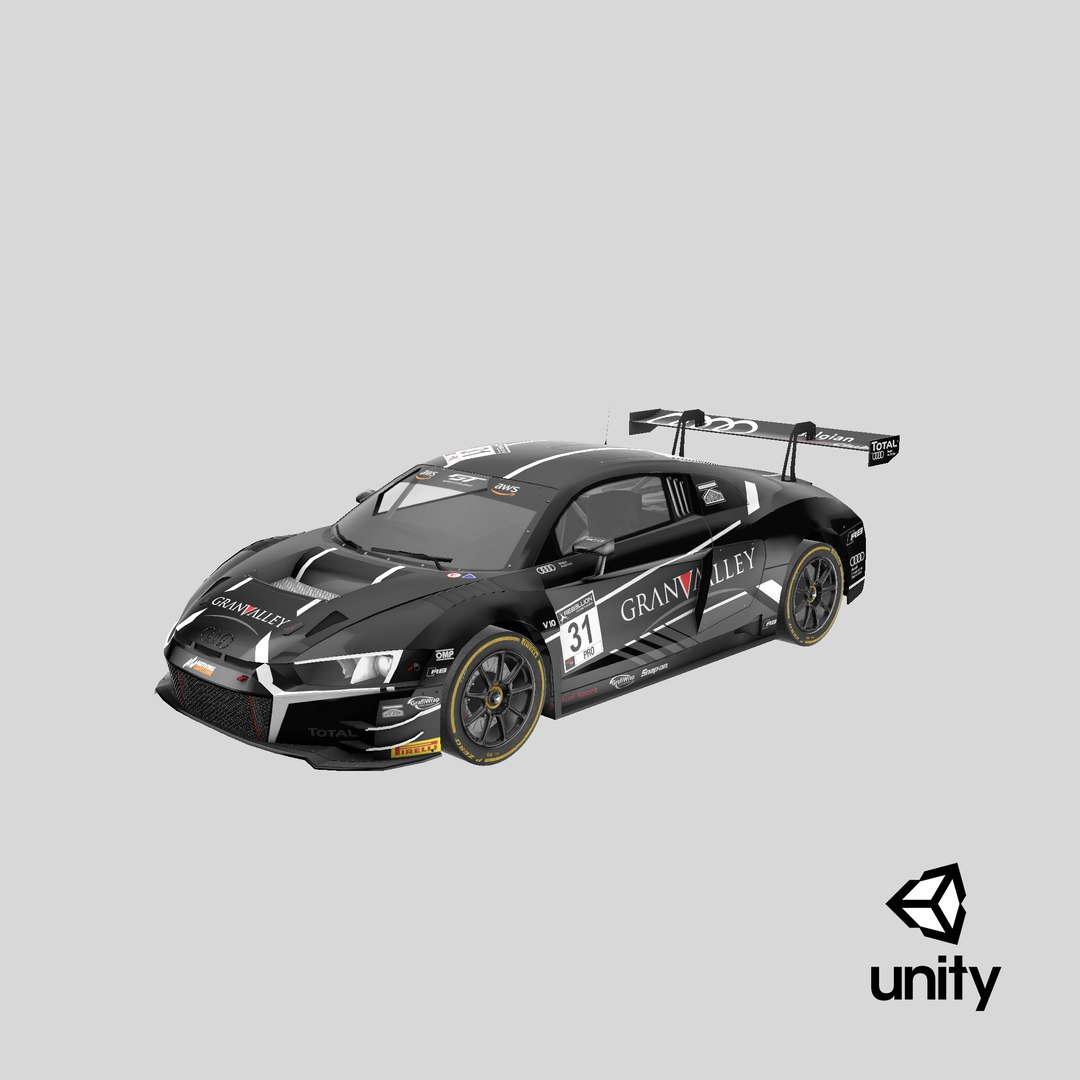 3D Model Audi R8 Lms Gt3 - TurboSquid 1634266