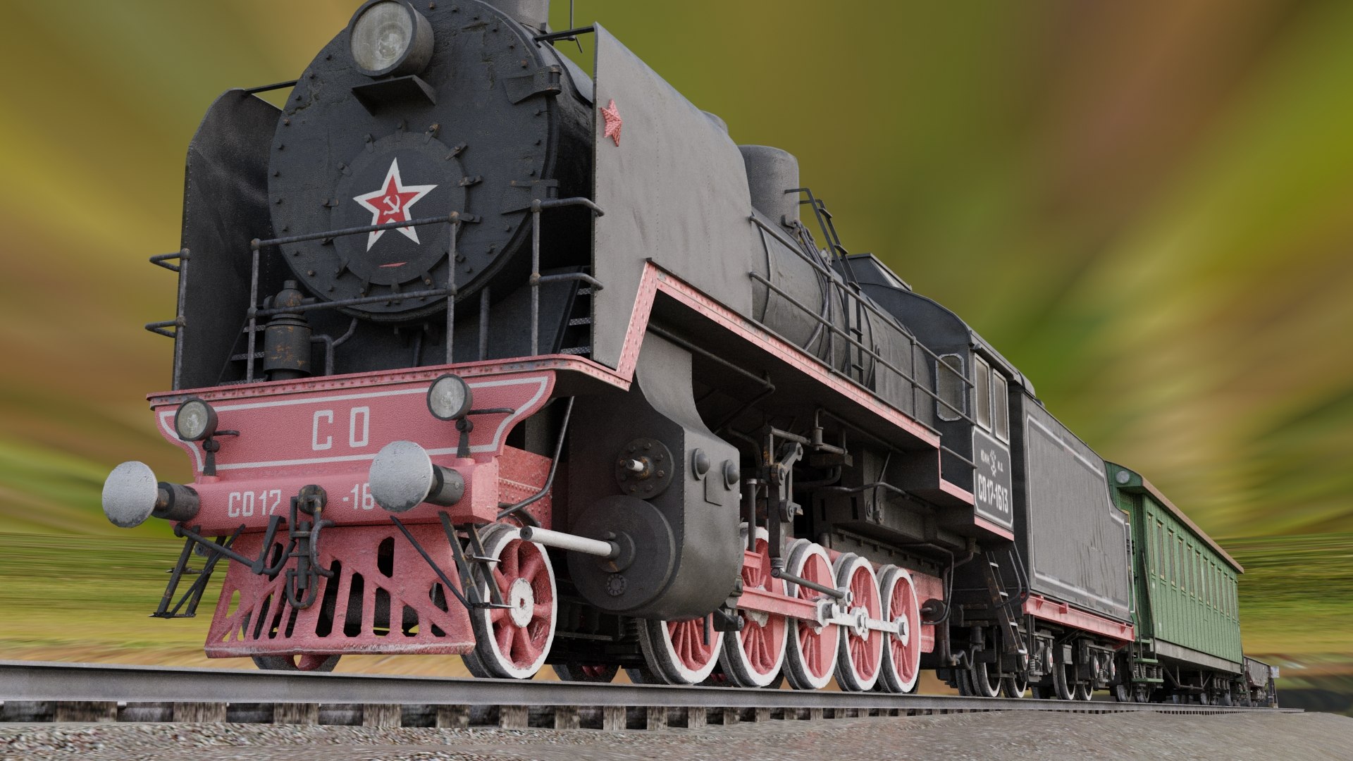 Locomotive SO17 3D Model - TurboSquid 1827663