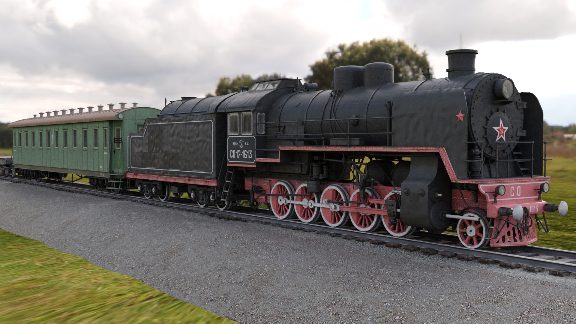 Locomotive SO17 3D Model - TurboSquid 1827663