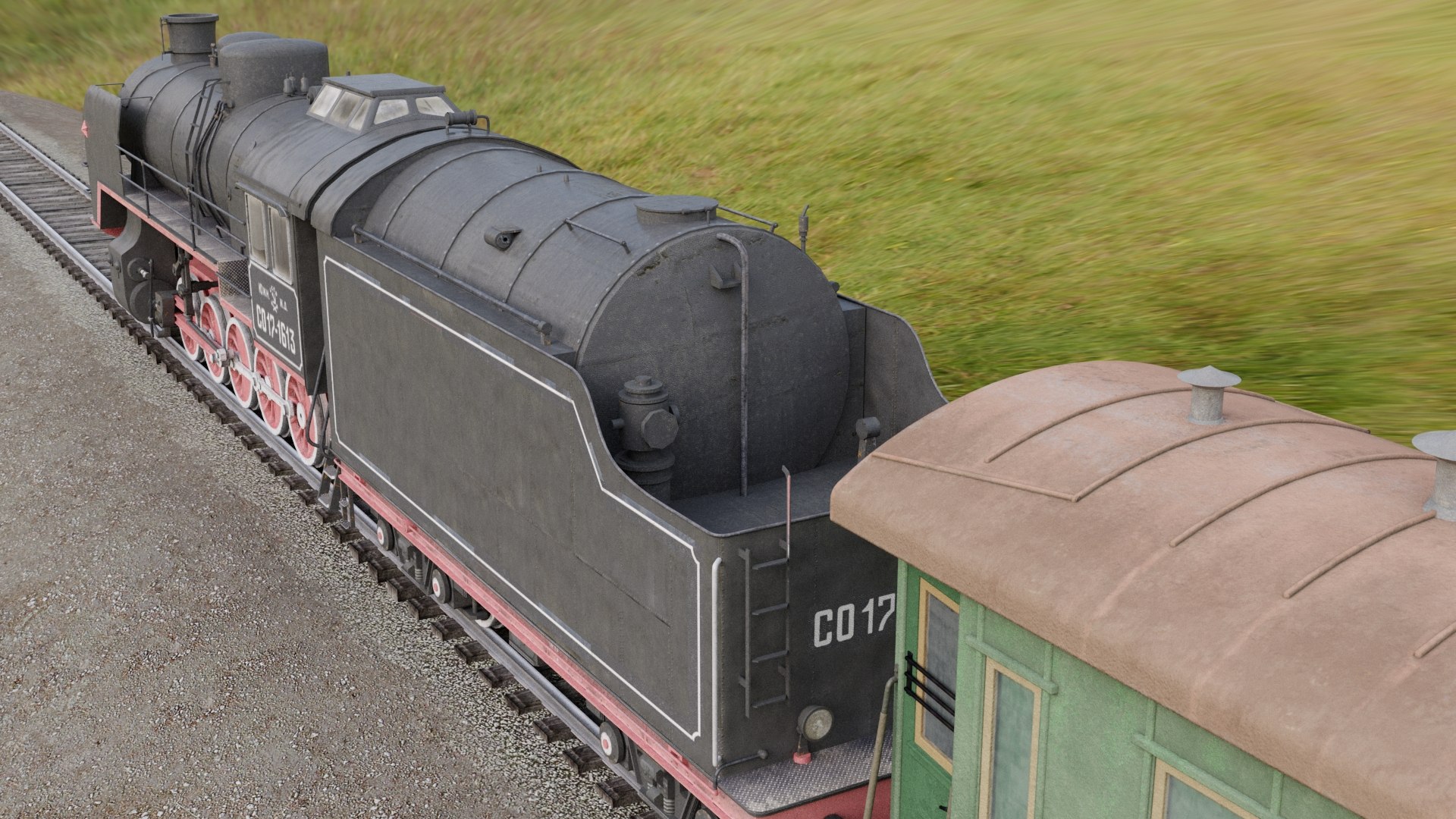 Locomotive SO17 3D Model - TurboSquid 1827663