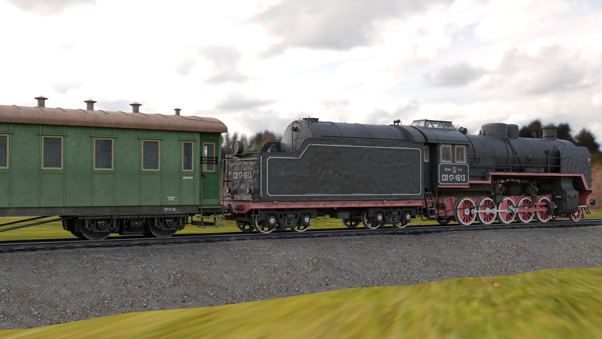 Locomotive SO17 3D Model - TurboSquid 1827663