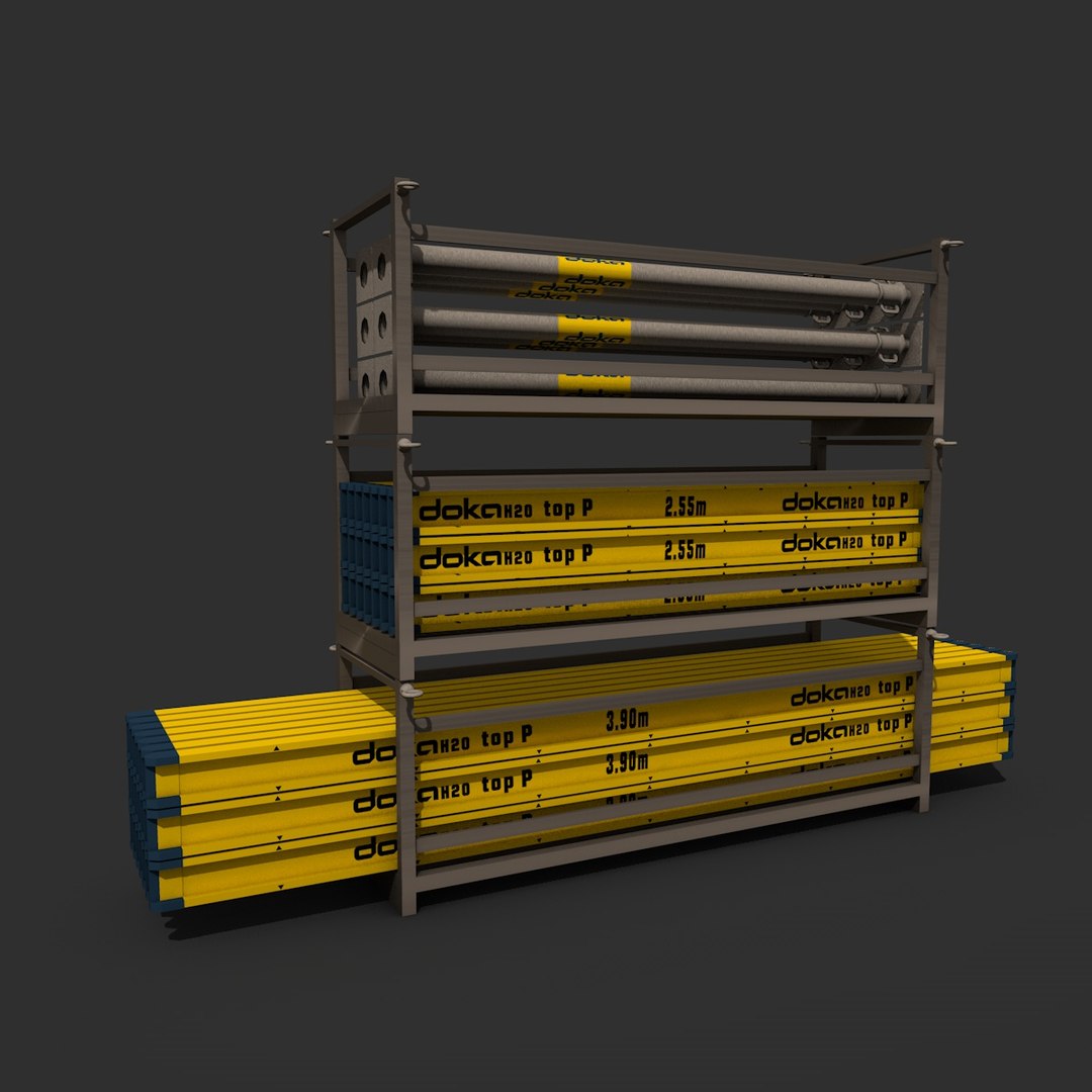 doka stay beam 3d c4d