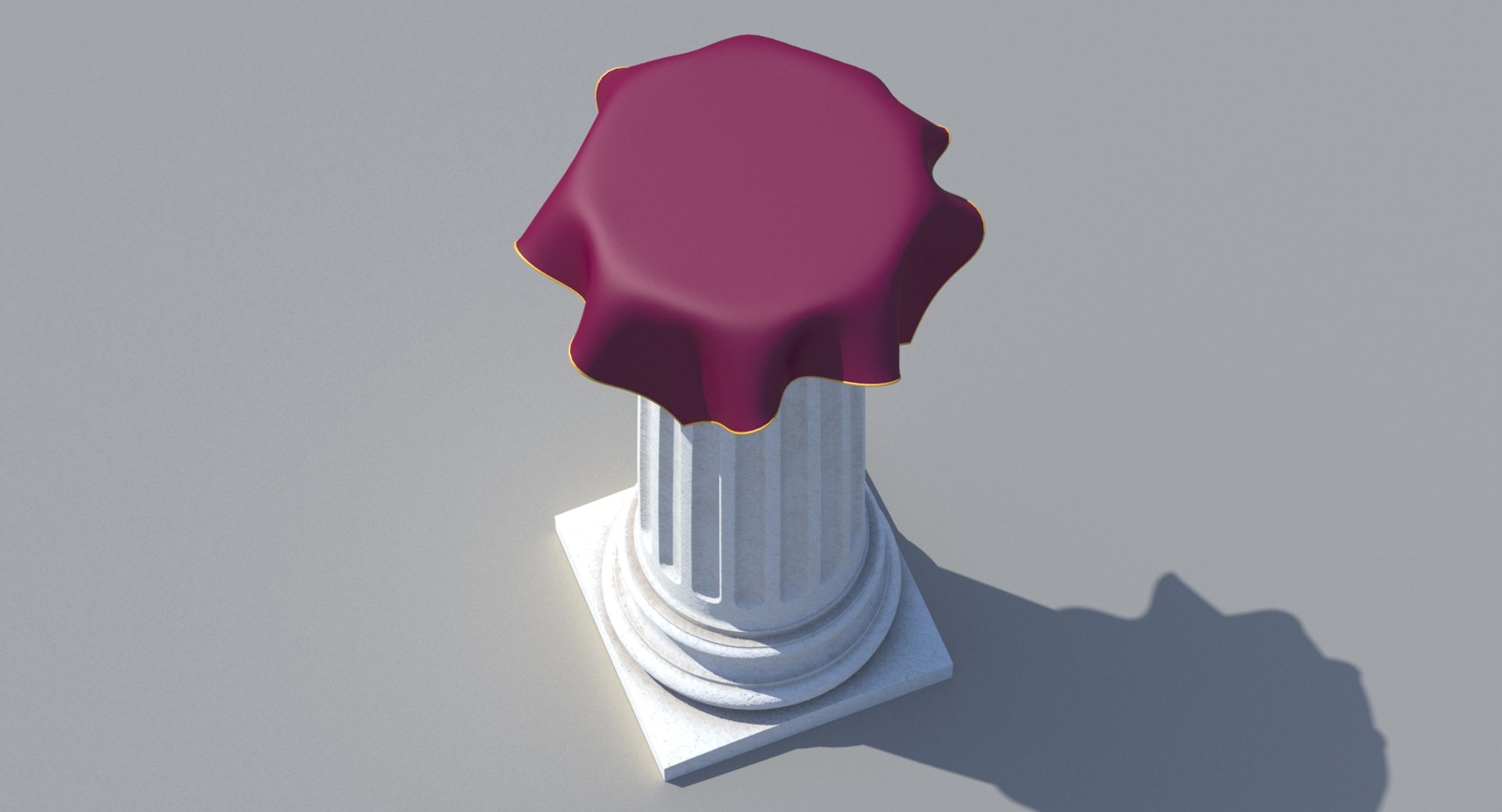 Pedestal Model - TurboSquid 1182189