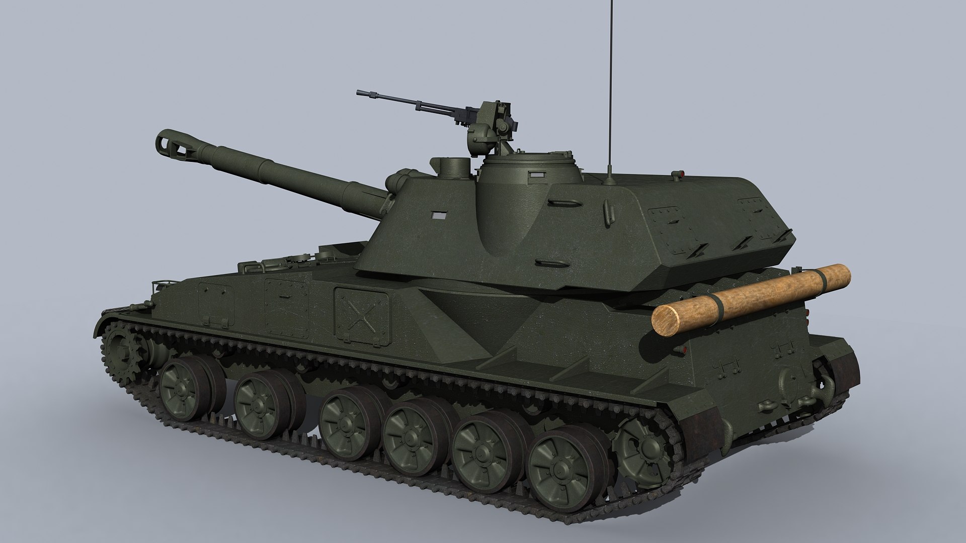 3d Model 2s3 Akatsiya