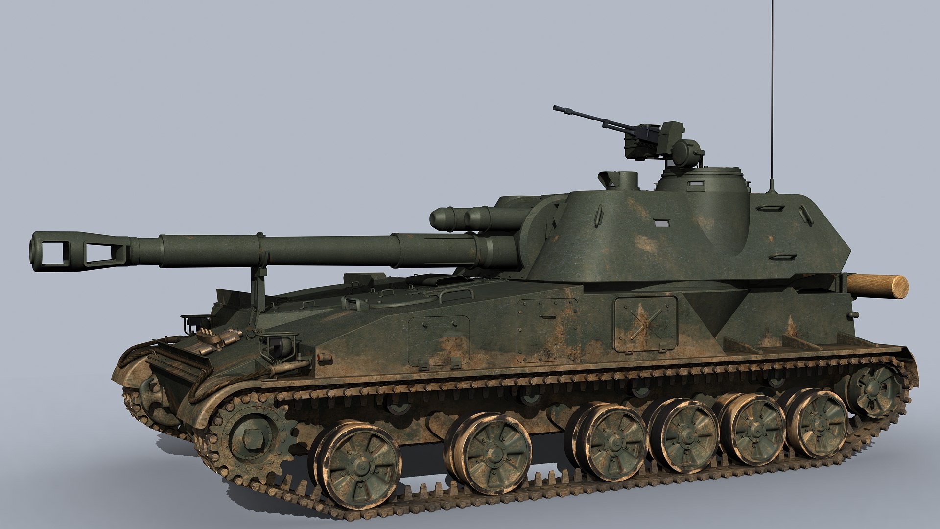 3d Model 2s3 Akatsiya