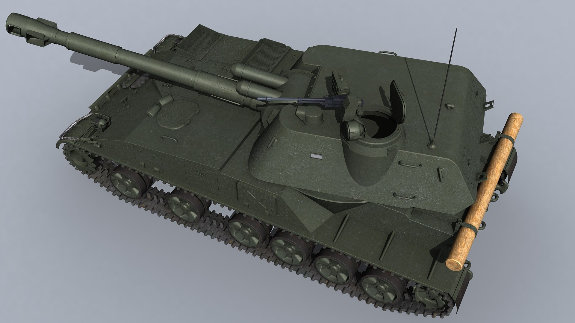 3d Model 2s3 Akatsiya