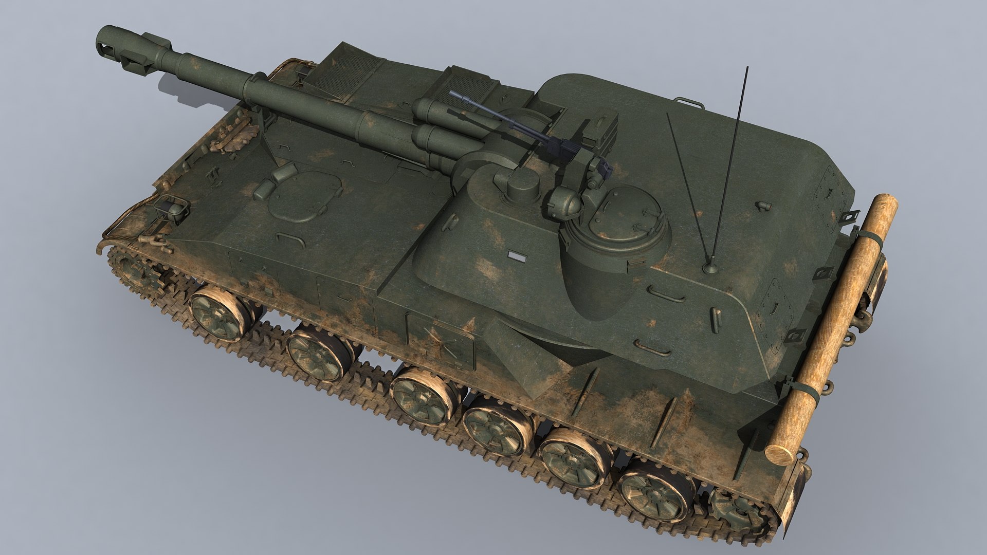 3d Model 2s3 Akatsiya