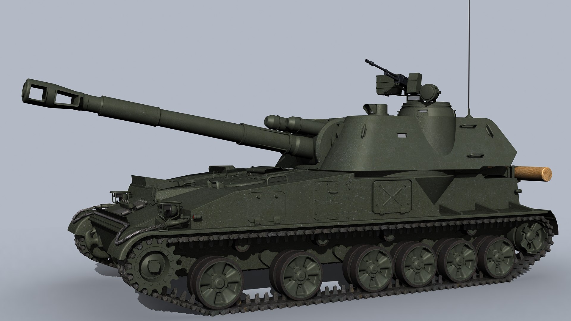 3d Model 2s3 Akatsiya